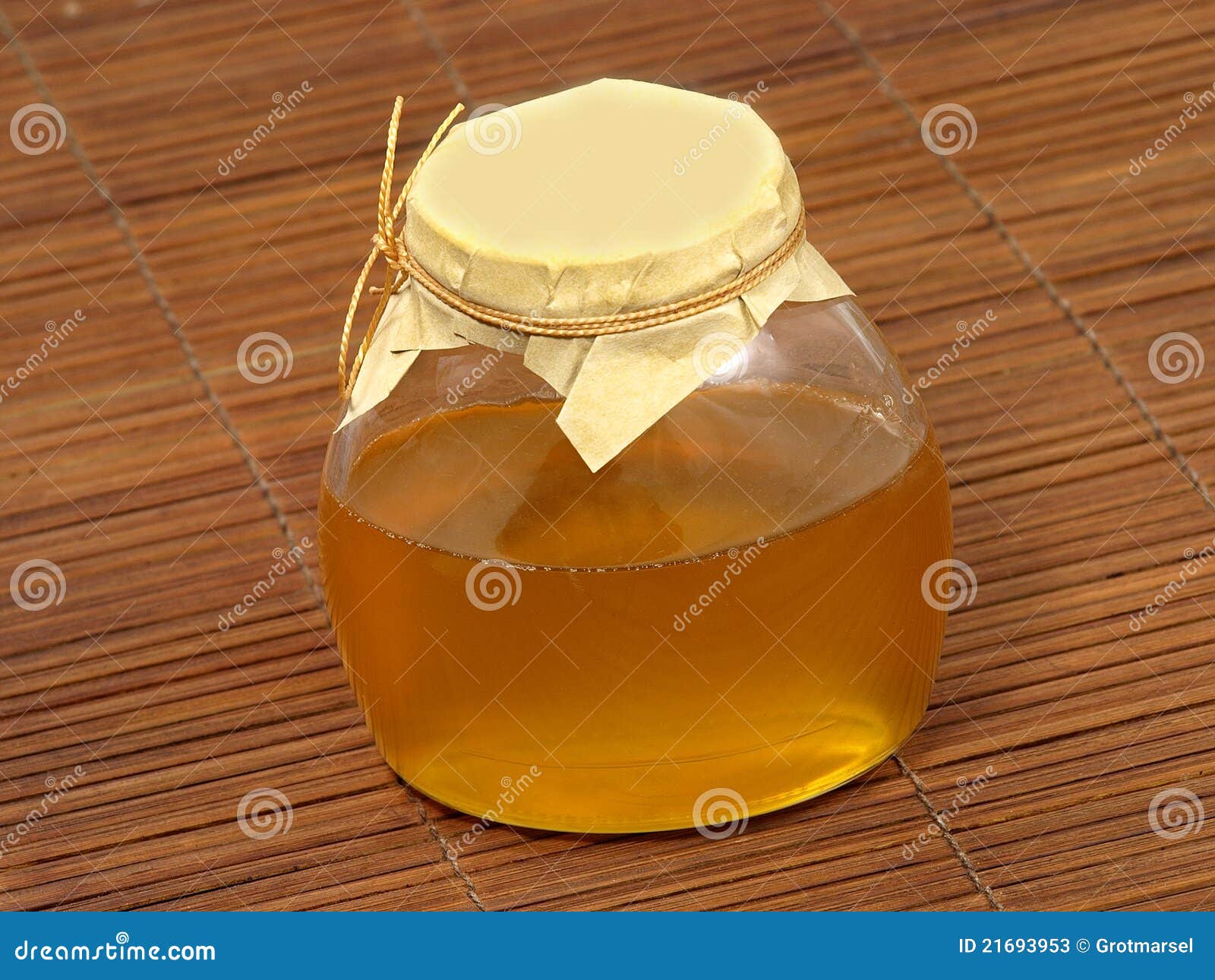 Honigglas. stockbild. Bild von biene, honig, frech, gesund - 21693953
