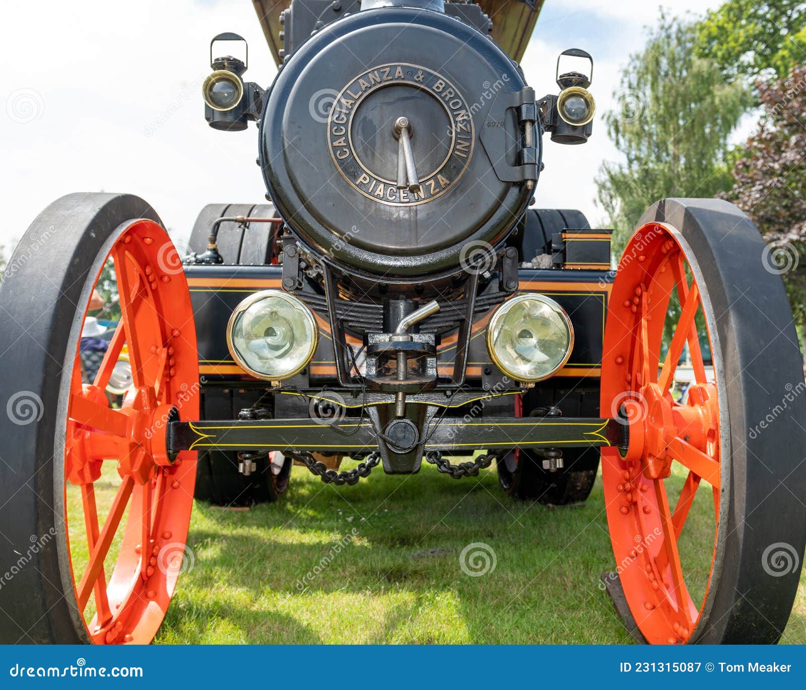 Traction Engine At The Entrance Of Jail Museum, Ushuaia, Tierra Del ...
