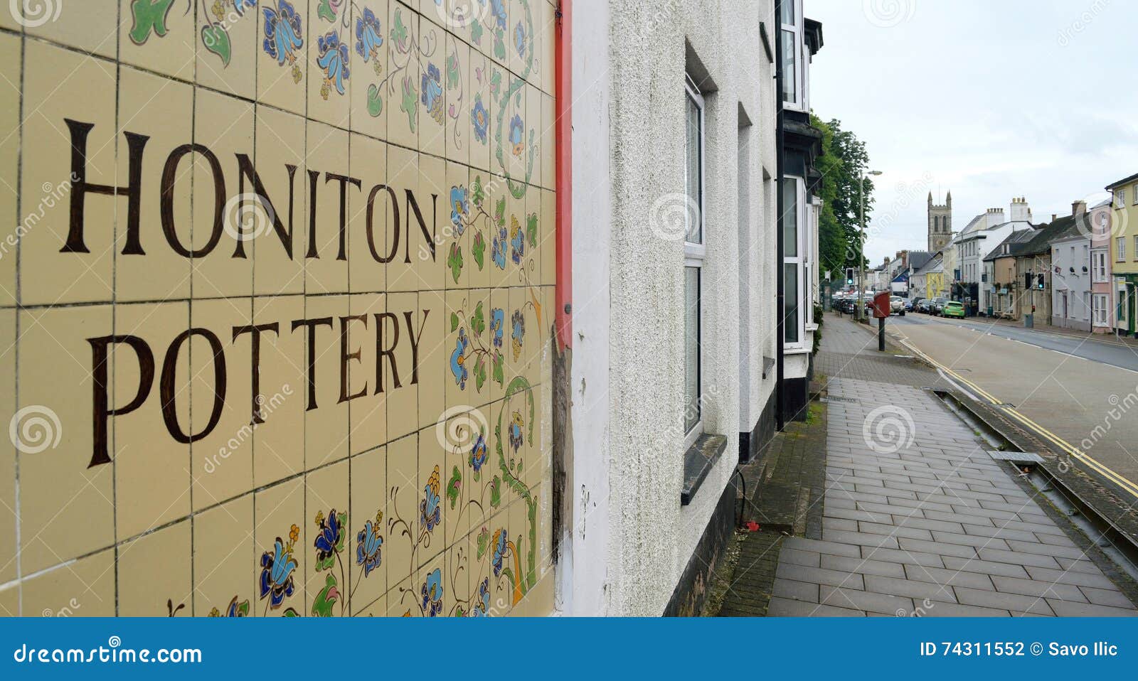 Honiton editorial photography. Image of street, town - 74311552