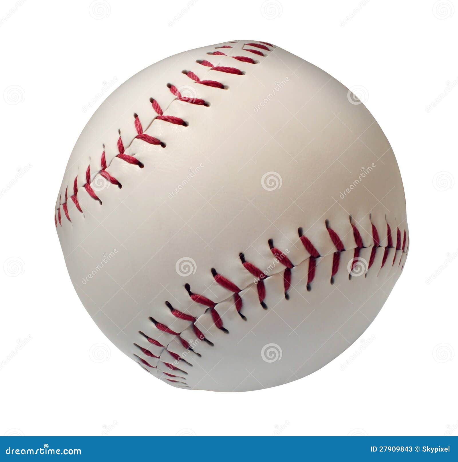 Honkbal of Softball Isoltated Stock Afbeelding - Image of ...