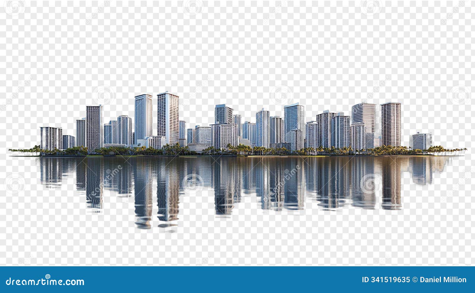 Honolulu city skyline stock image. Illustration of american - 341519635