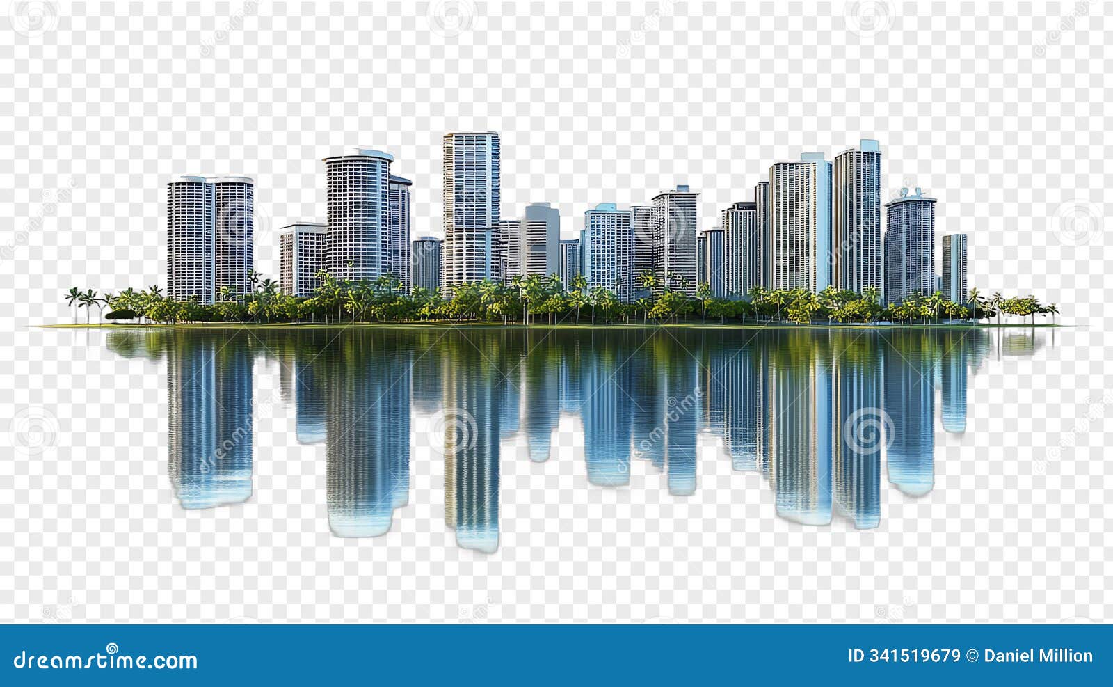Honolulu city skyline stock image. Illustration of downtown - 341519679
