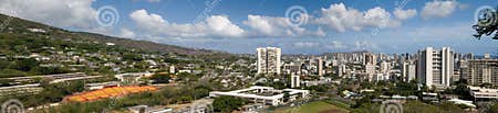 Honolulu Panorama stock photo. Image of downtown, panoramic - 2783666
