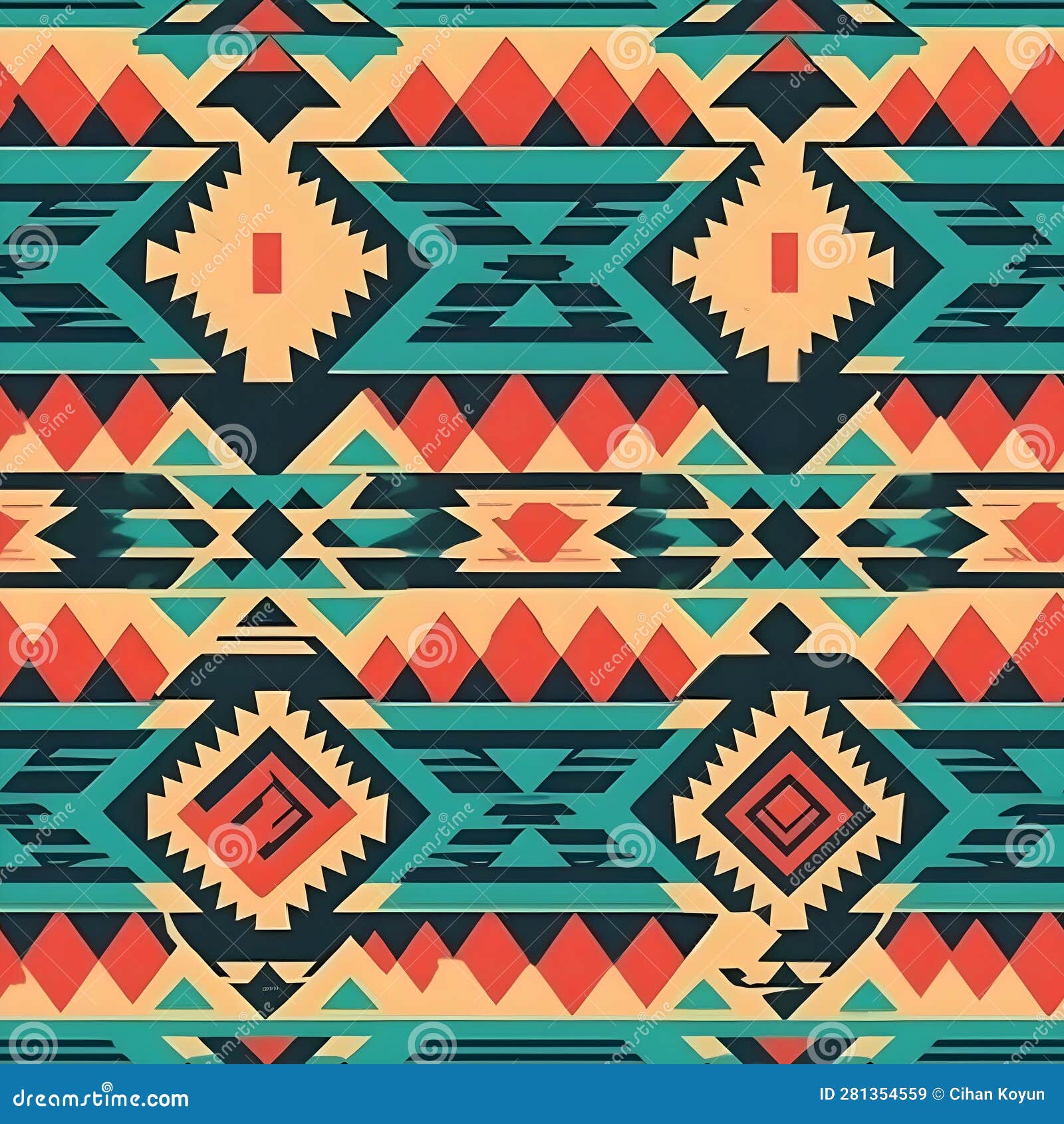 Honor Ancestral Traditions with Seamless Aztec Patterns Stock ...