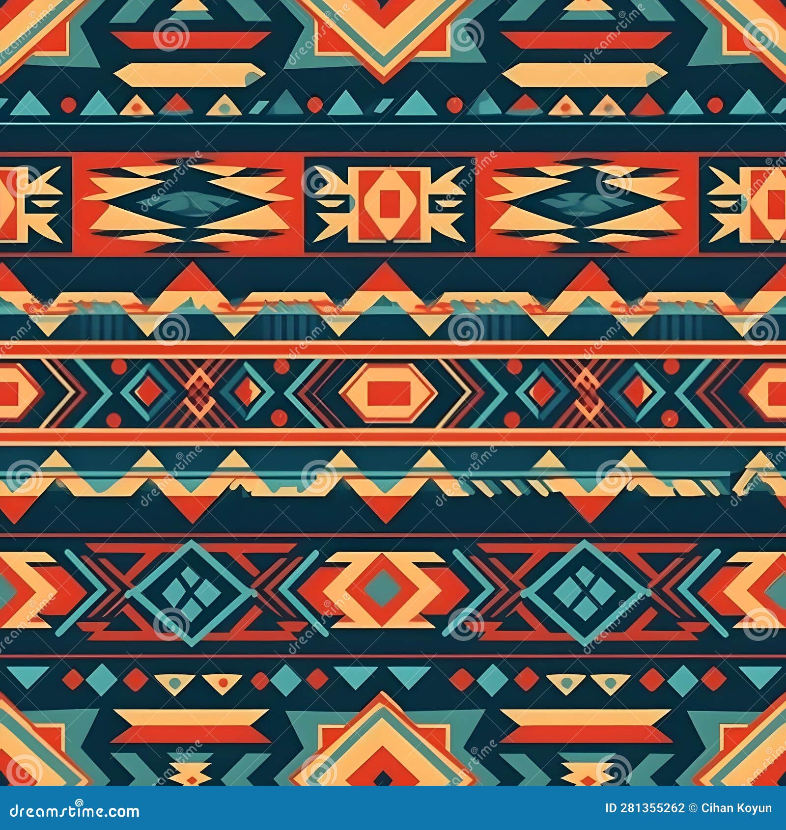 Honor Ancestral Traditions with Seamless Aztec Patterns Stock ...