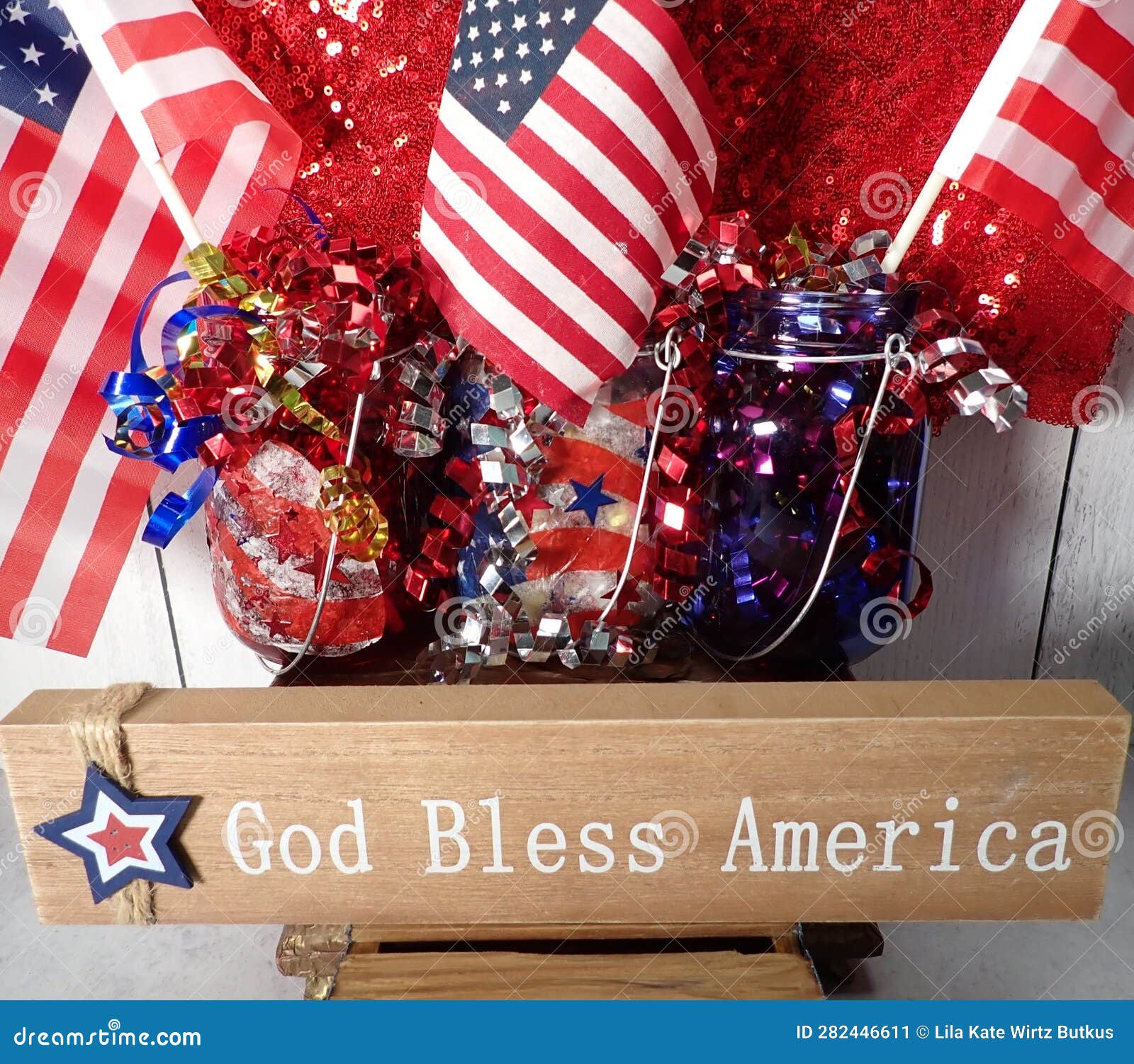 God Bless America July 4th 1776 Independence Day Celebrate Freedom
