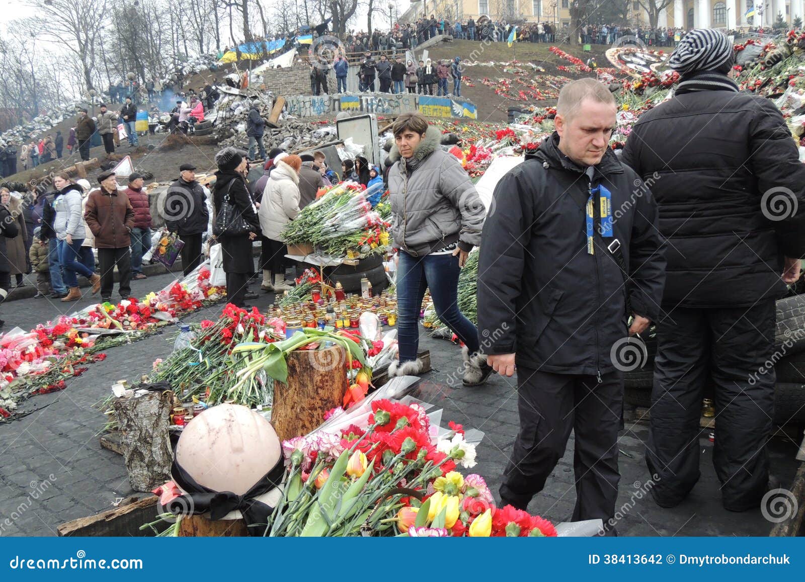 Honor for Ukrainianâ€™s Heroes. Editorial Photography - Image of action ...