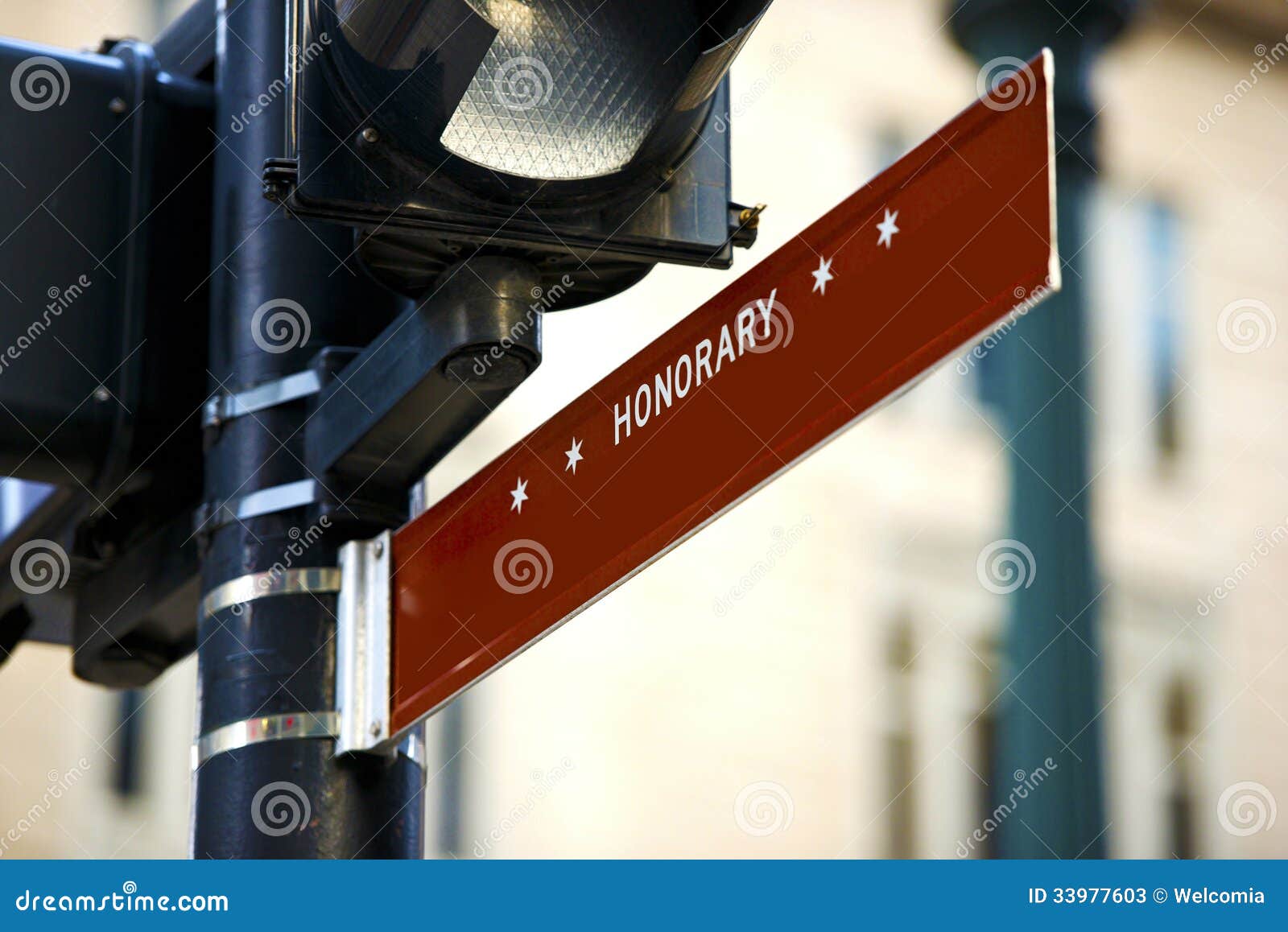 Honorary Street Sign stock image. Image of street, chicago - 33977603