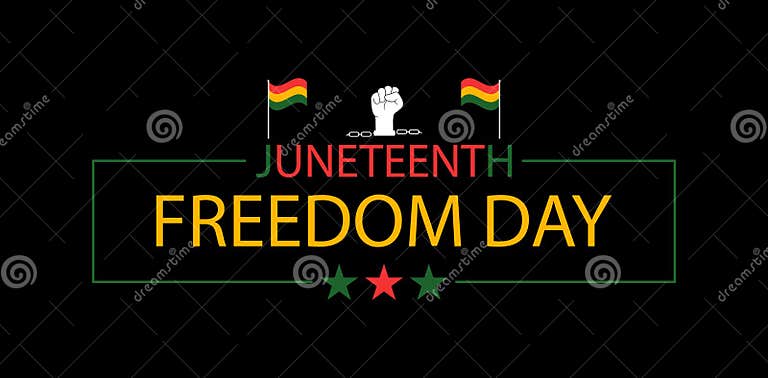 Honoring Juneteenth the Significance of Freedom Day Stock Vector ...