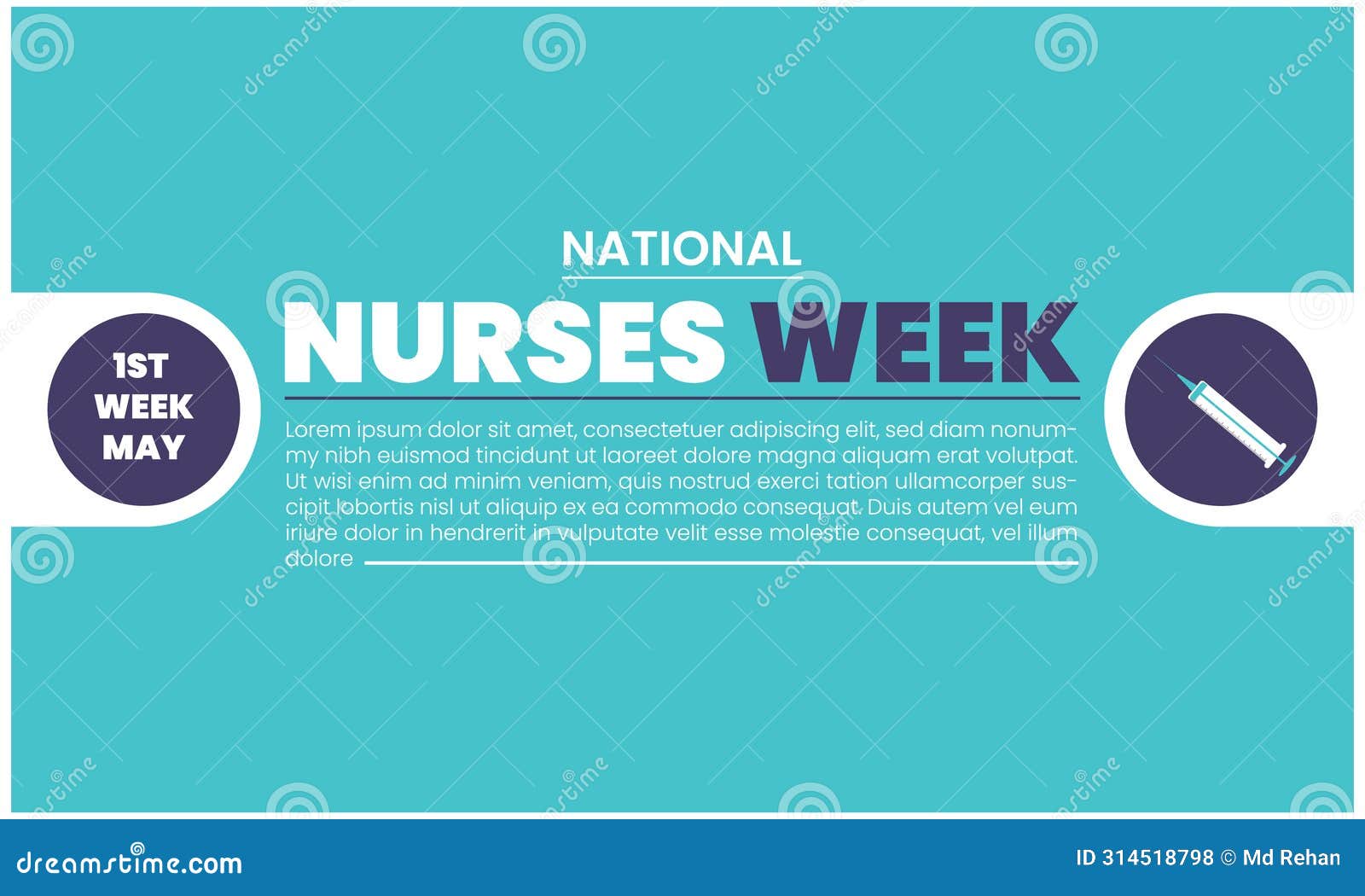 Honoring Our Heroes Celebrating National Nurses Week Stock Illustration ...