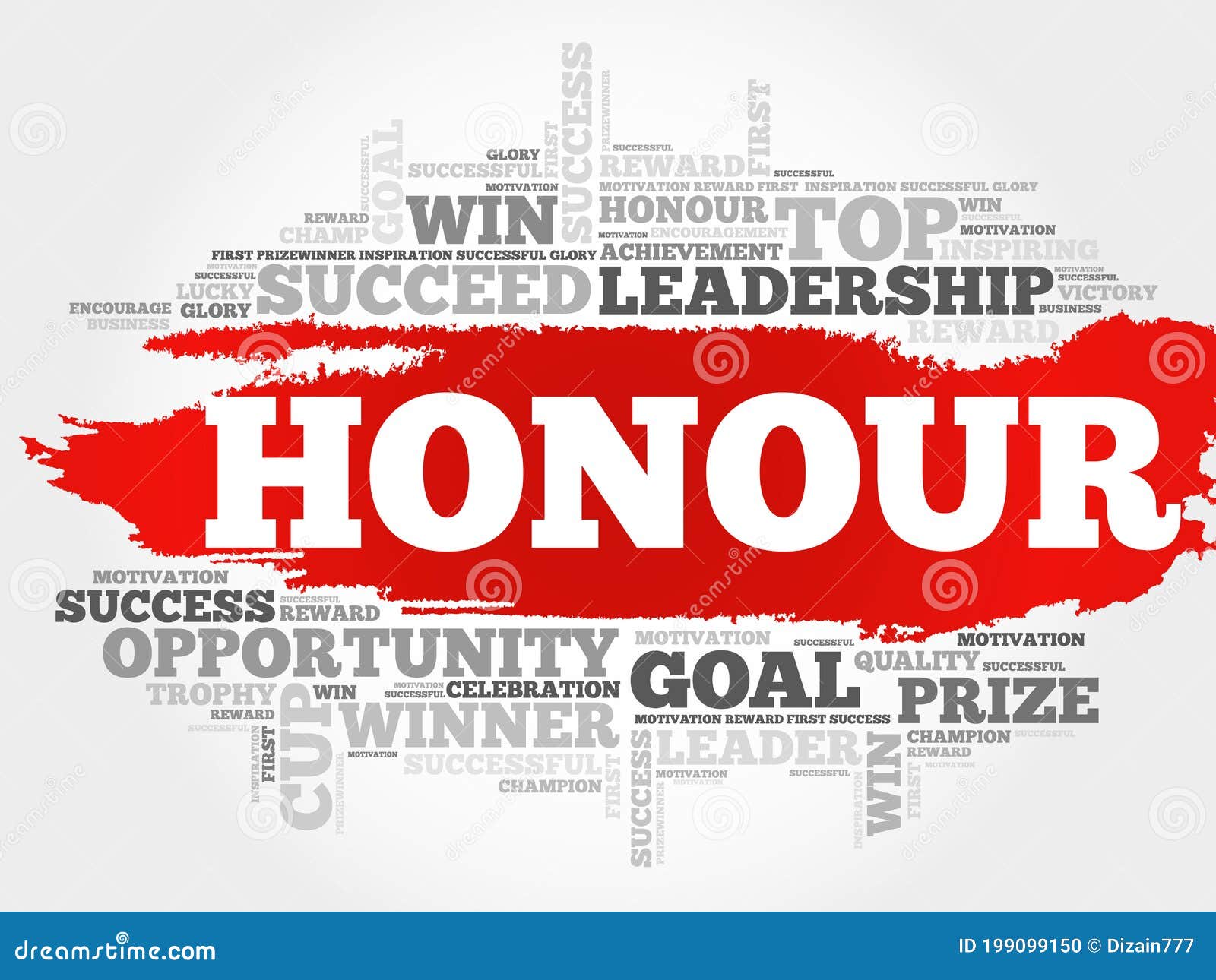 Honour word cloud stock illustration. Illustration of champ - 199099150
