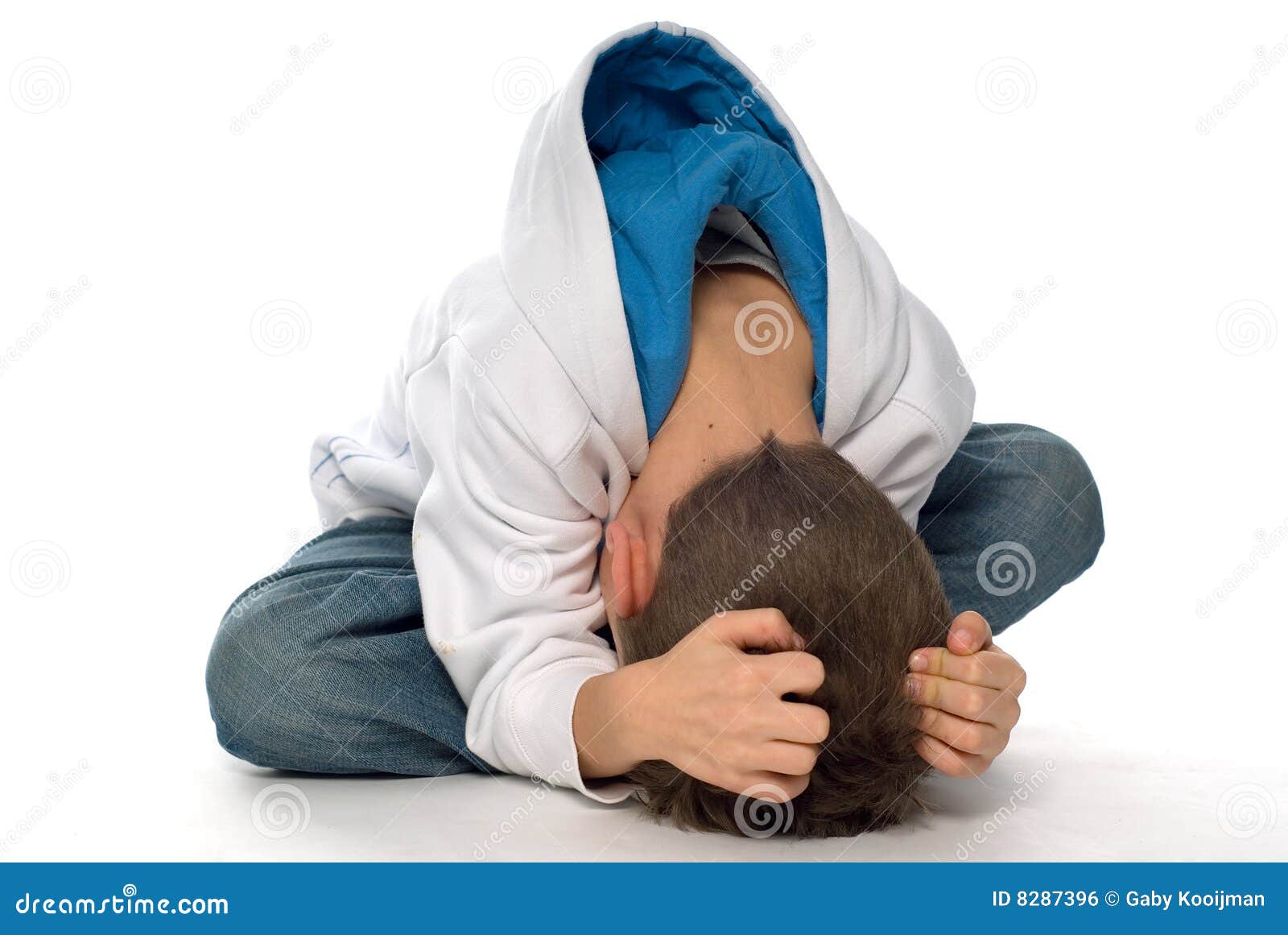 Honteux photo stock. Image du blanc, fâché, gosse, honteux - 8287396