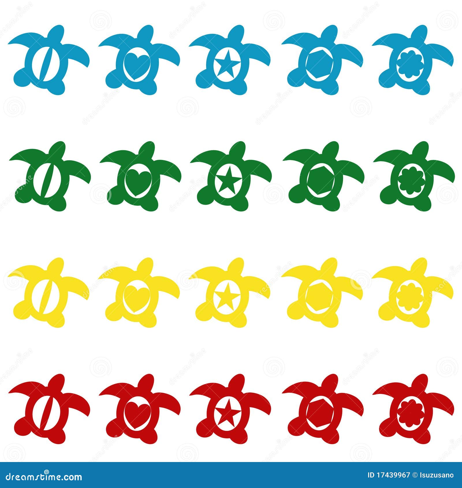 Hawaiian Turtle Vector