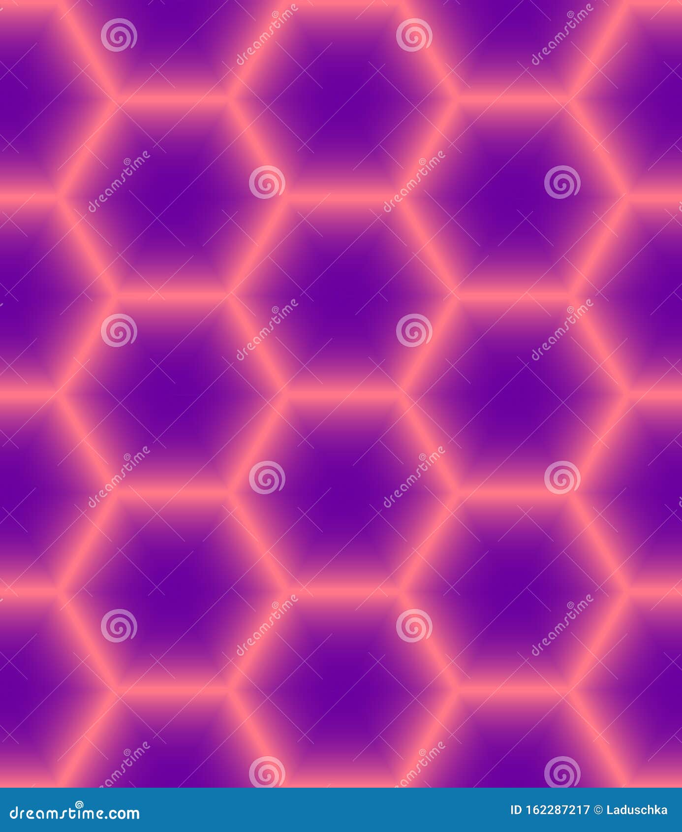 Honeycomb Gradient Seamless Pattern Stock Vector - Illustration of ...