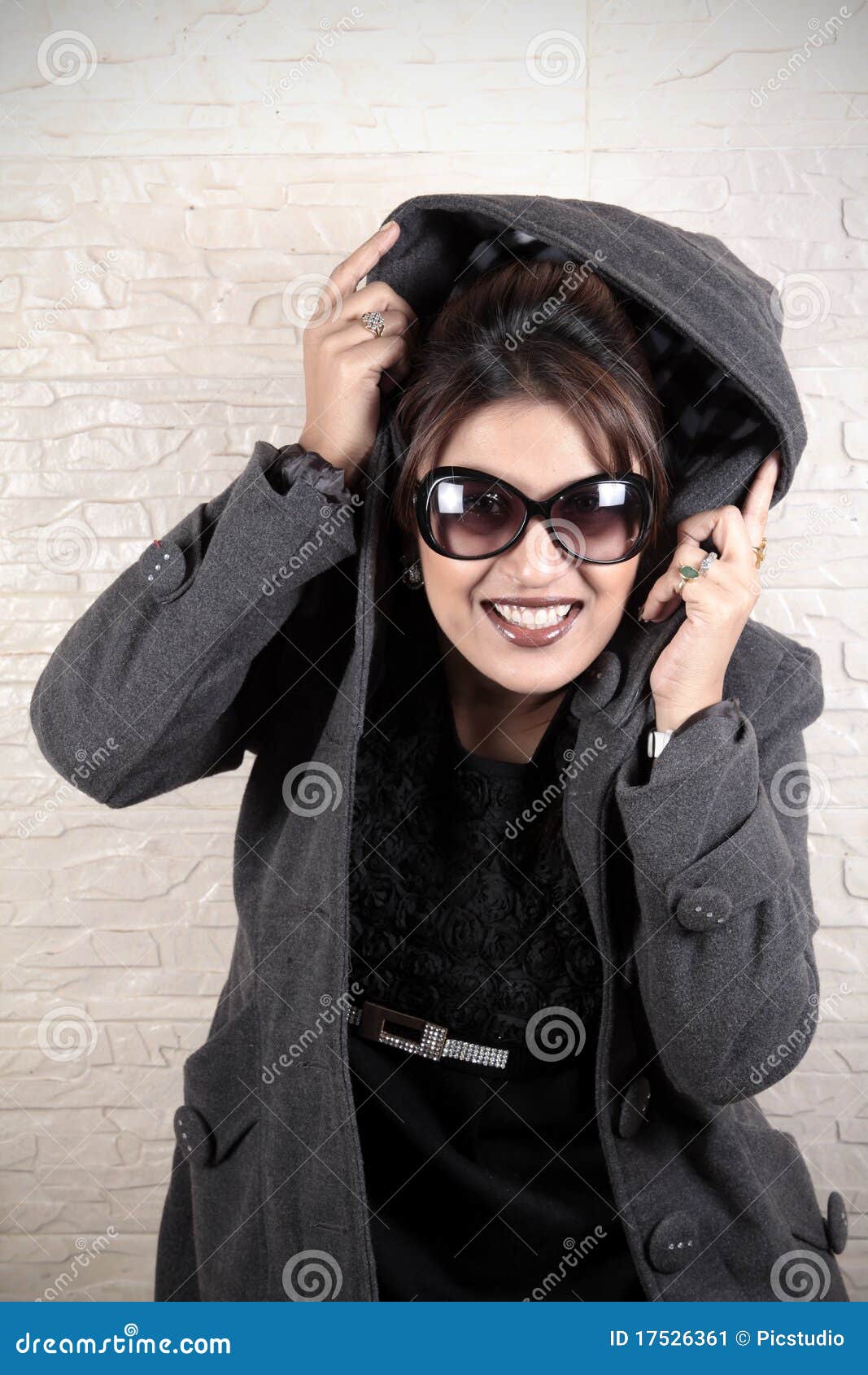 Hood fashion stock image. Image of fashion, coat, indian - 17526361