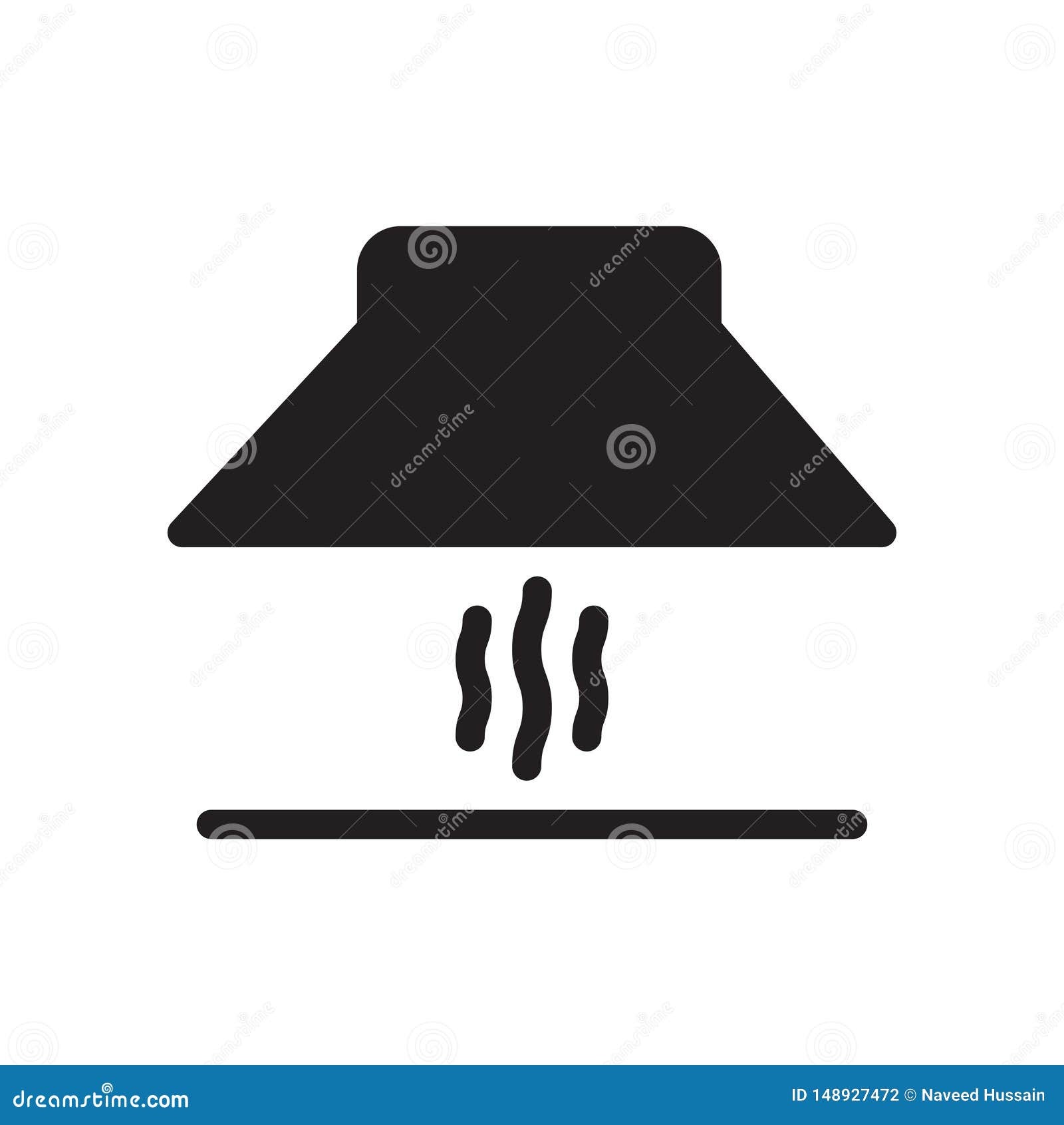 Hood Glyph Flat Vector Icon Stock Illustration - Illustration of line ...