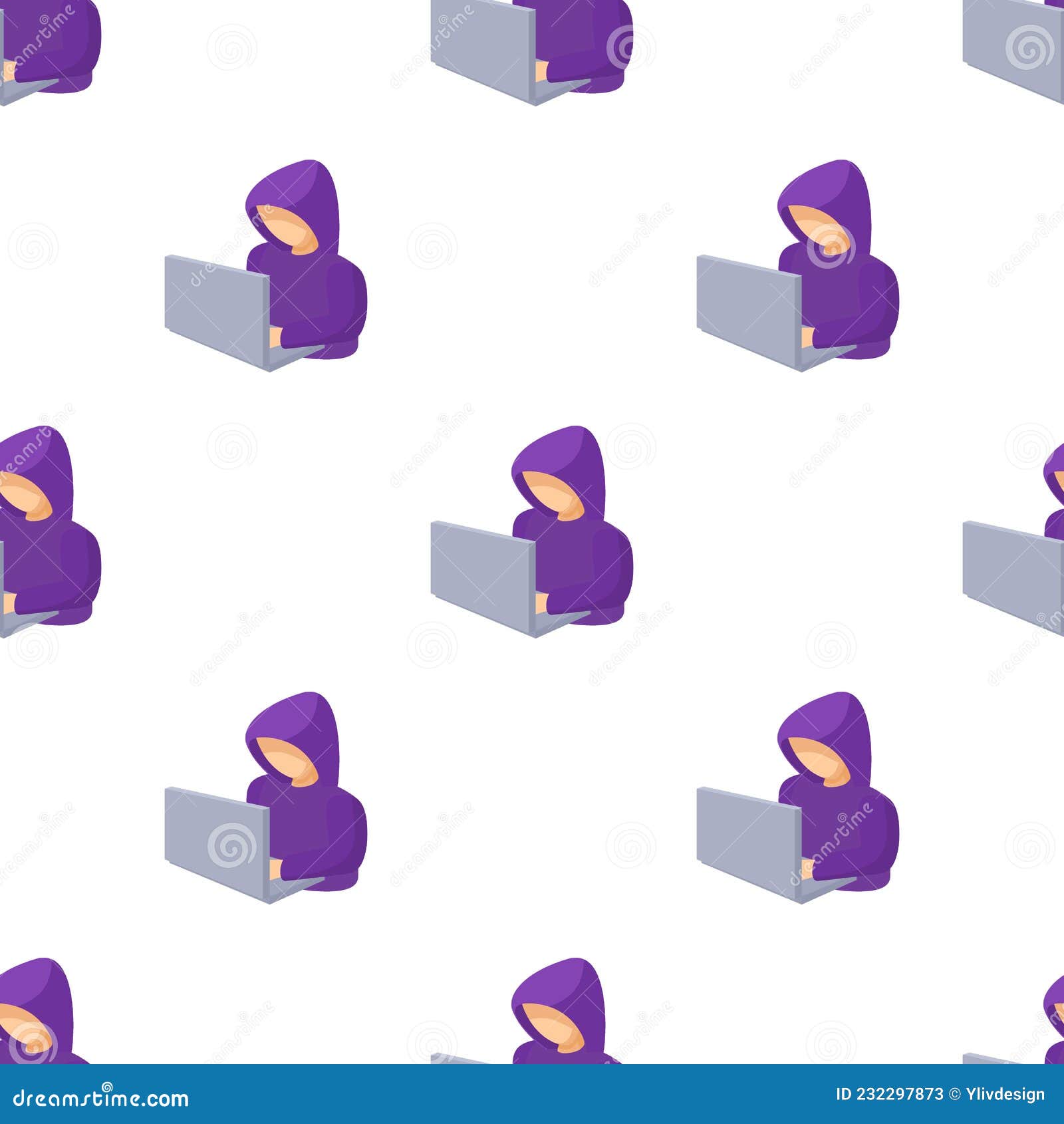 Hooded Computer Hacker With Laptop Icon Royalty-Free Stock Image ...