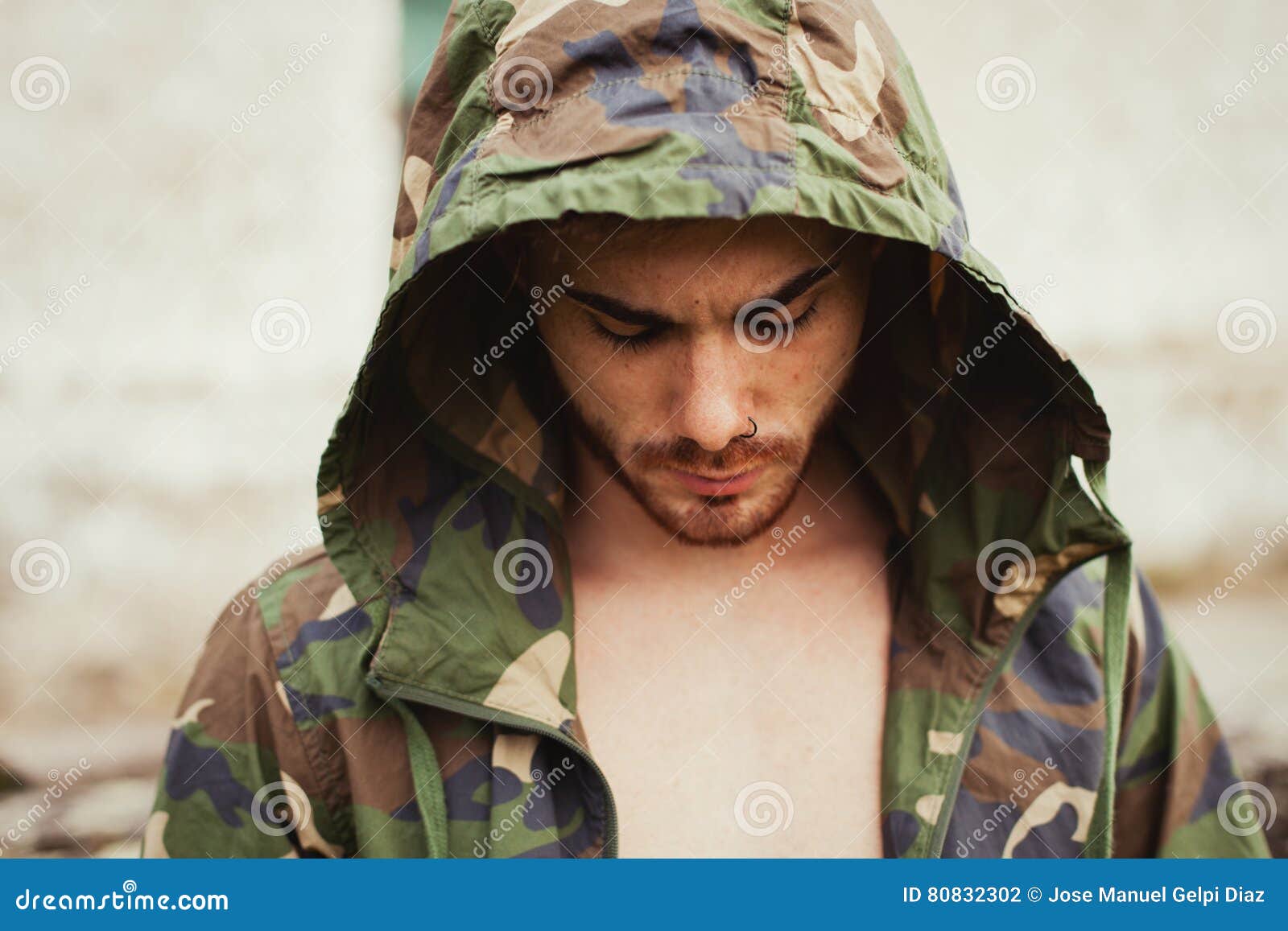 Hooded guy in the street stock photo. Image of lifestyle - 80832302