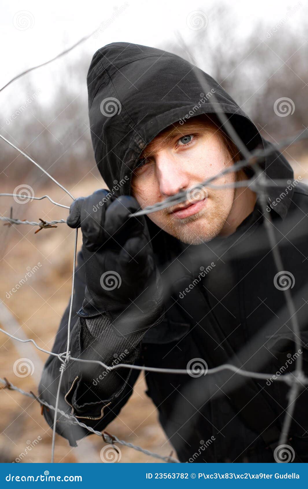 Hooded man stock photo. Image of homeless, roam, helpless - 23563782