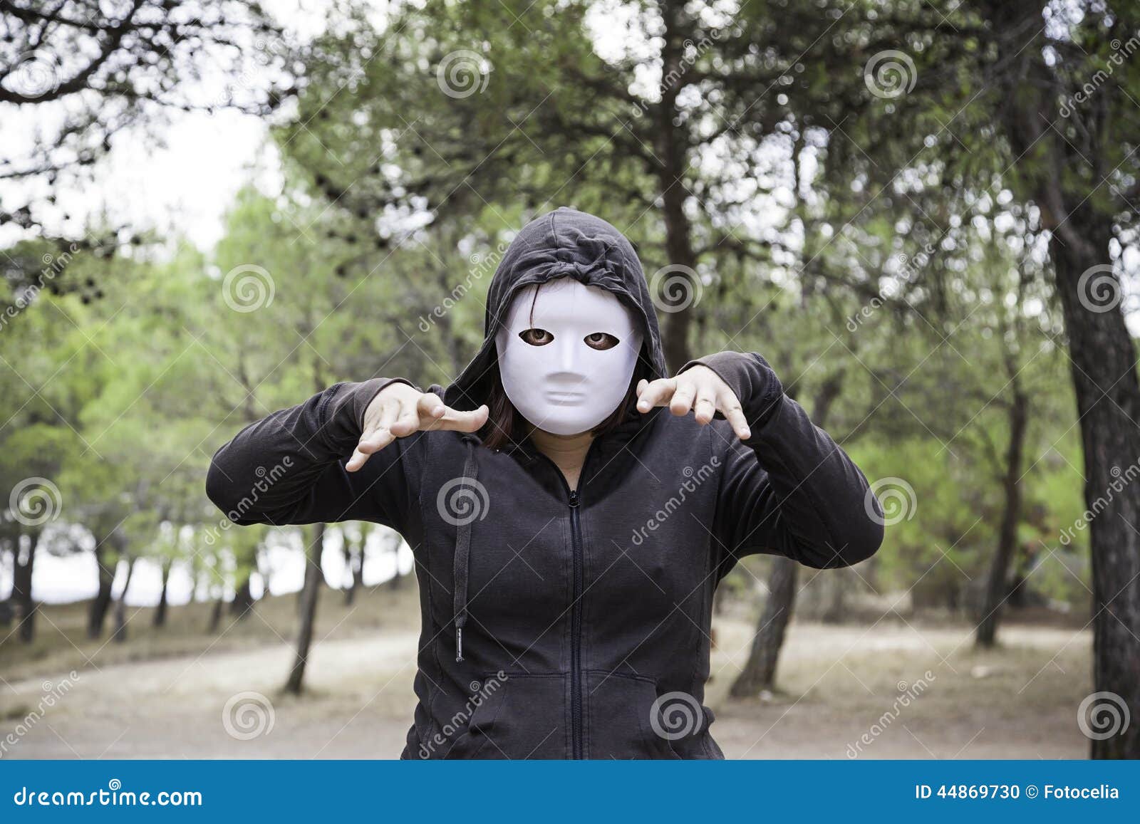 Hooded Murderer stock photo. Image of murder, beautiful - 44869730