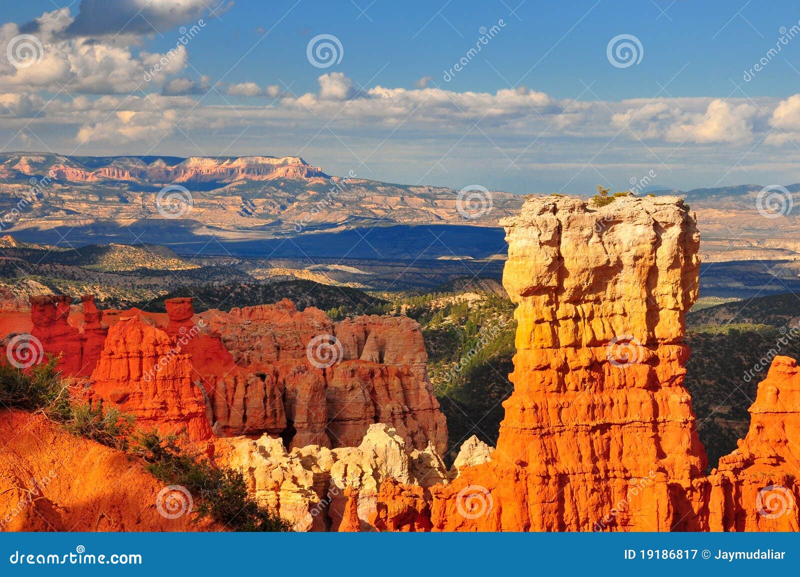 Hoodoo Rock Formation in Bryce Canyon. Stock Image - Image of desert ...