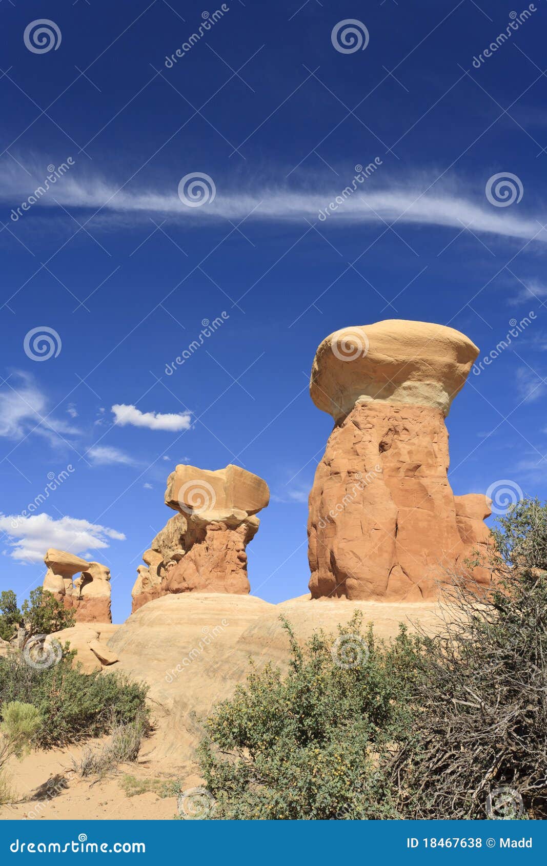 Hoodoos stock photo. Image of outdoors, american, southwestern - 18467638