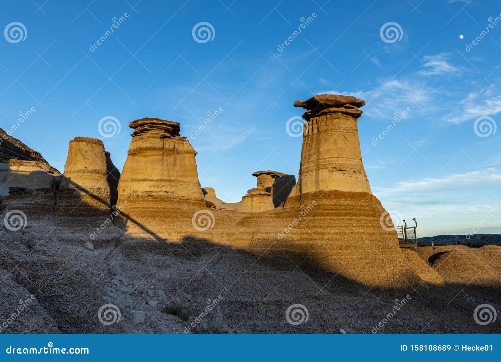 Hoodoos of Alberta by Drumheller in Canada Stock Image - Image of ...