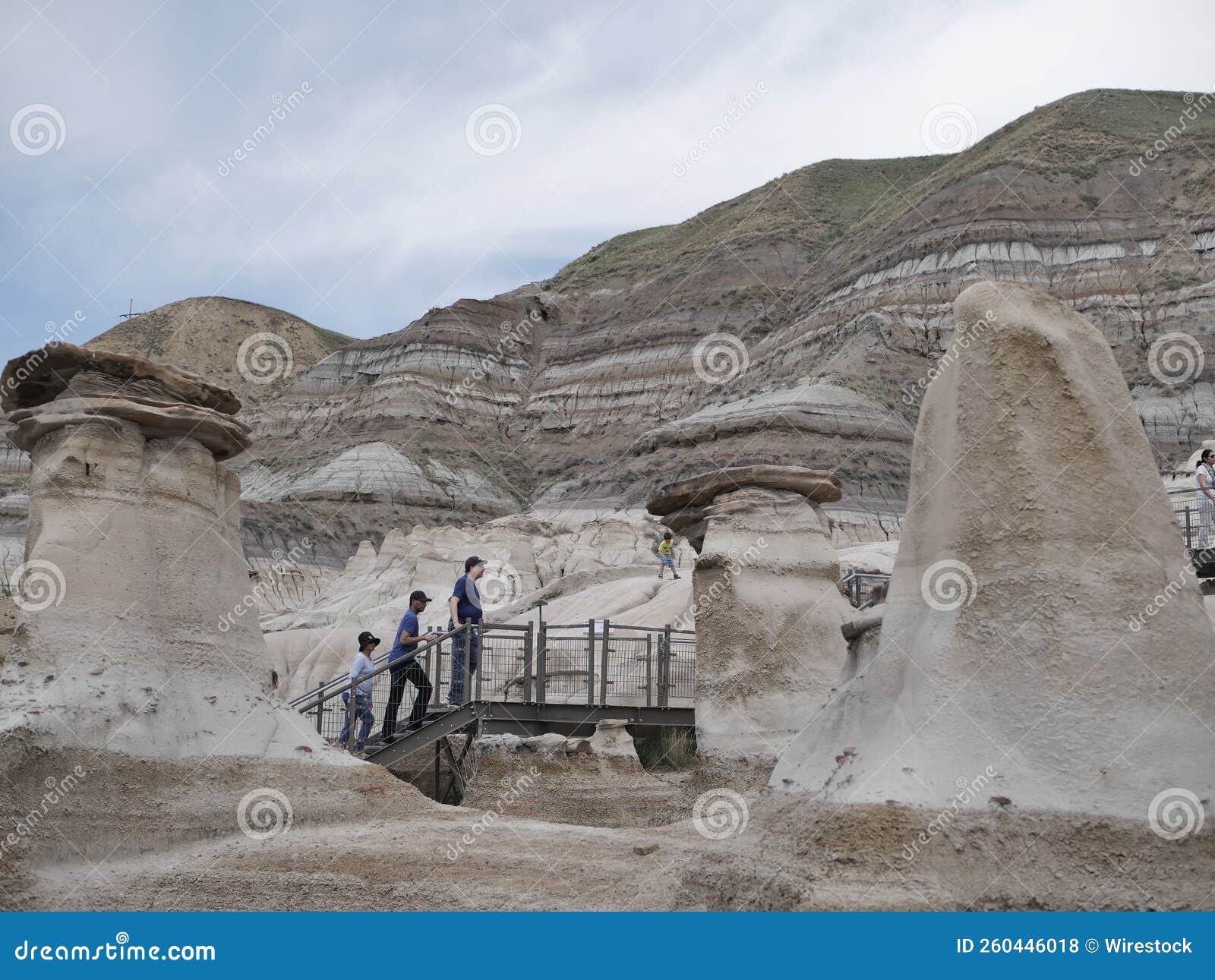 Hoodoos, Also Known As the Badlands in Lethbridge, Alberta, Canada ...