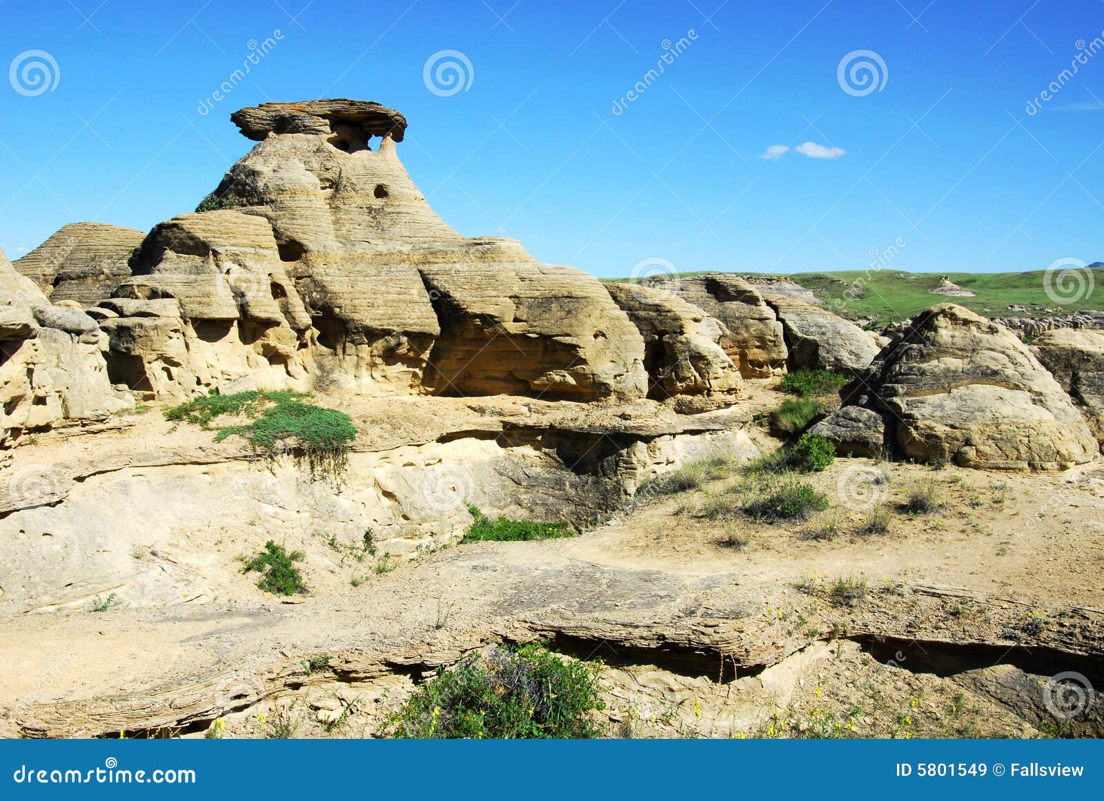 Hoodoos and Sandstone Field Stock Image - Image of hiking, canyon: 5801549