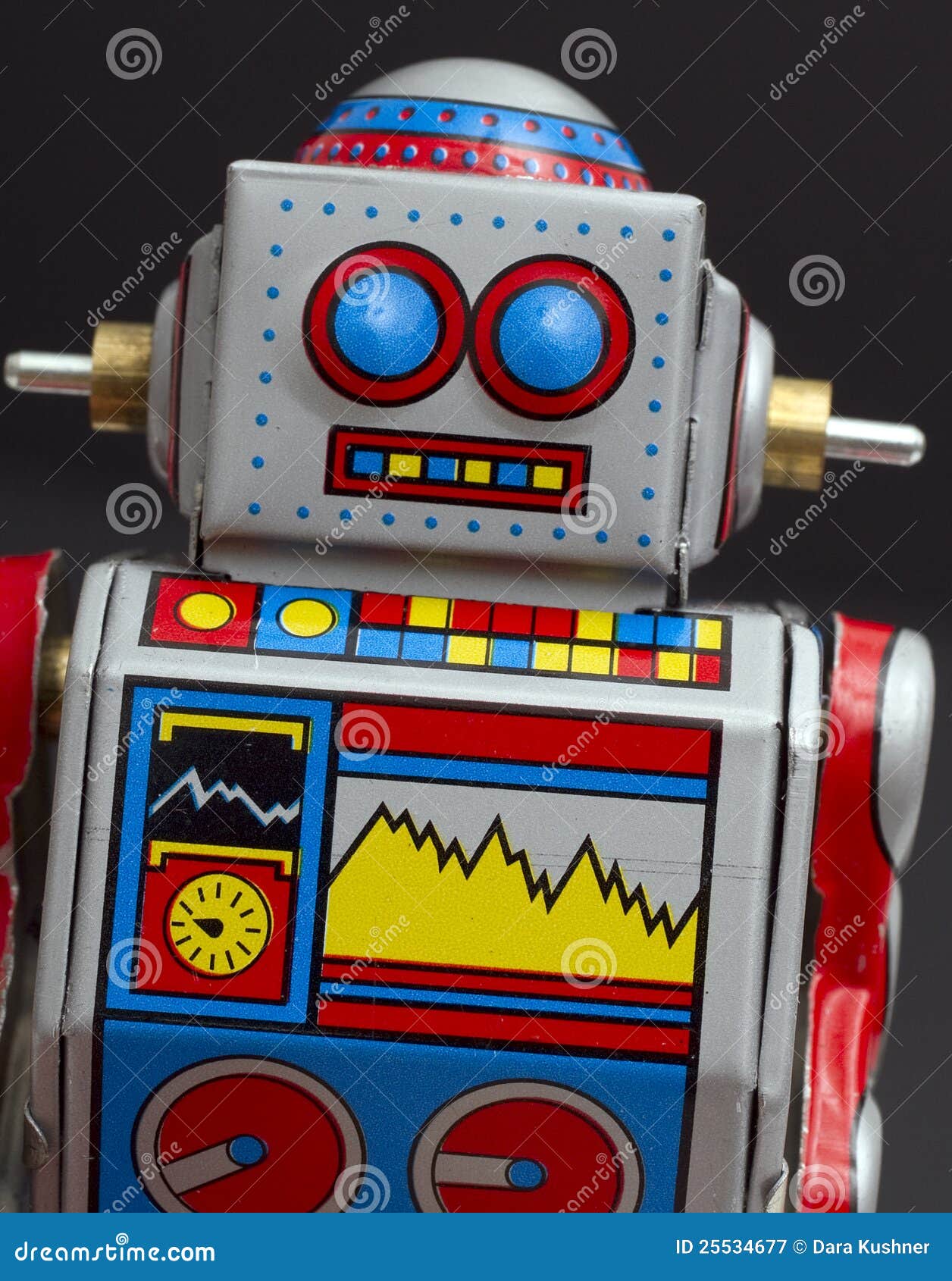 Hoofd van een Robot stock afbeelding. Image of technologie - 25534677