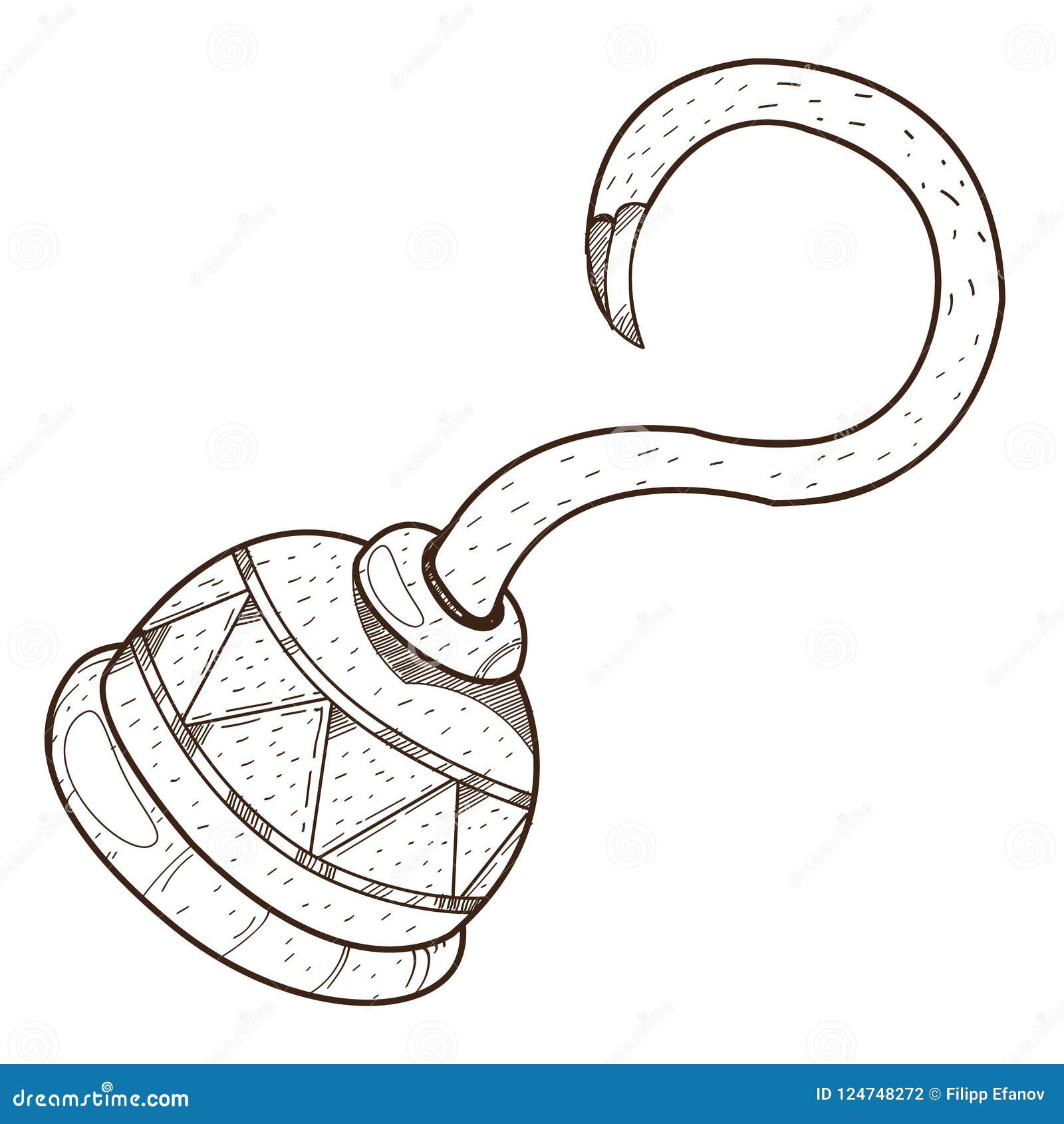 Pirate Hook Drawing