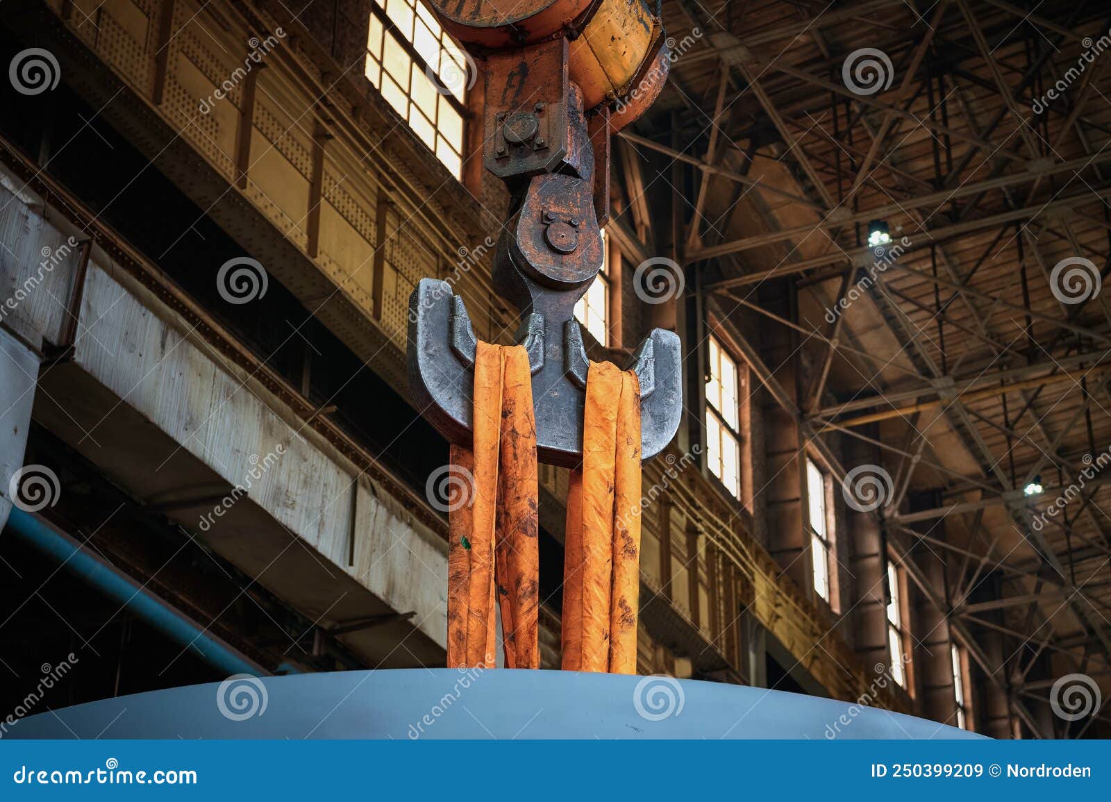 Hook Assembly of Travelling Crane with Hanging Strops Stock Image ... Hook Assembly of Travelling Crane with Hanging Strops Stock Image ...