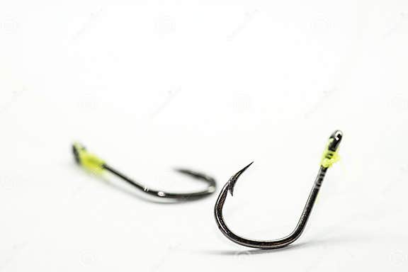 Image of Sharp and Dangerous Fishing Hook Placed Together. Stock Image ...