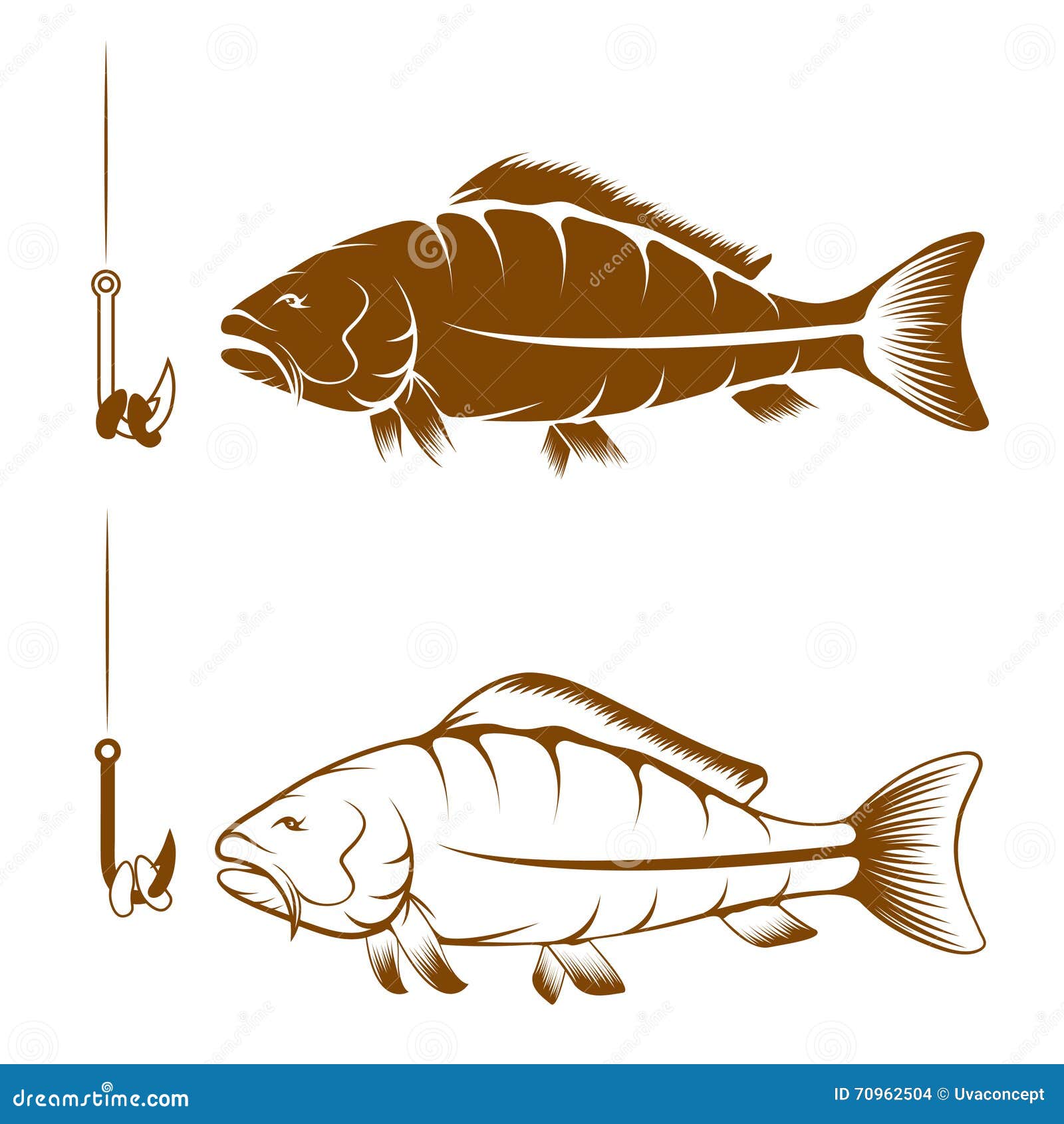 Carp, Vector Cartoon Illustration | CartoonDealer.com #65882899