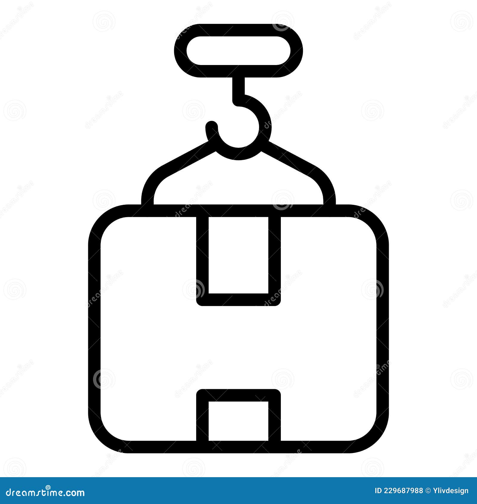 Do Not Lift With Hook-No Lift Point Symbol Sign, Vector Illustration ...