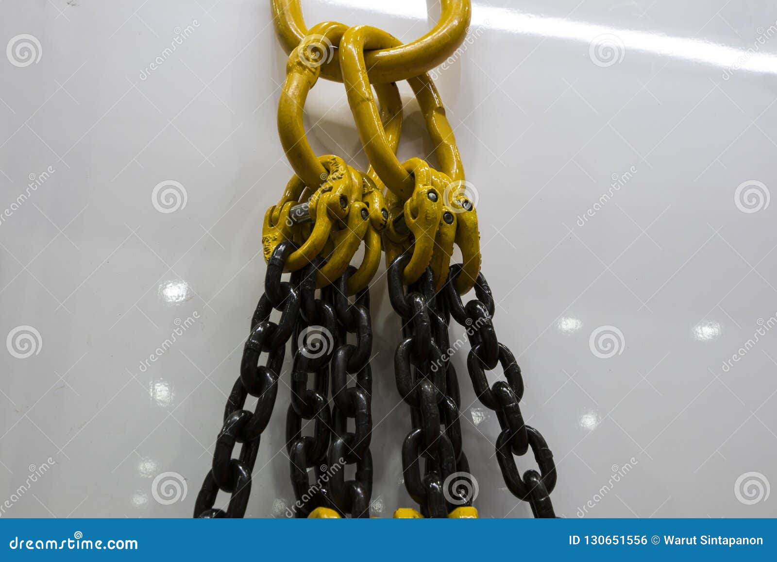 Hook , Chain and Steel Wire Stock Photo - Image of large, hook: 130651556