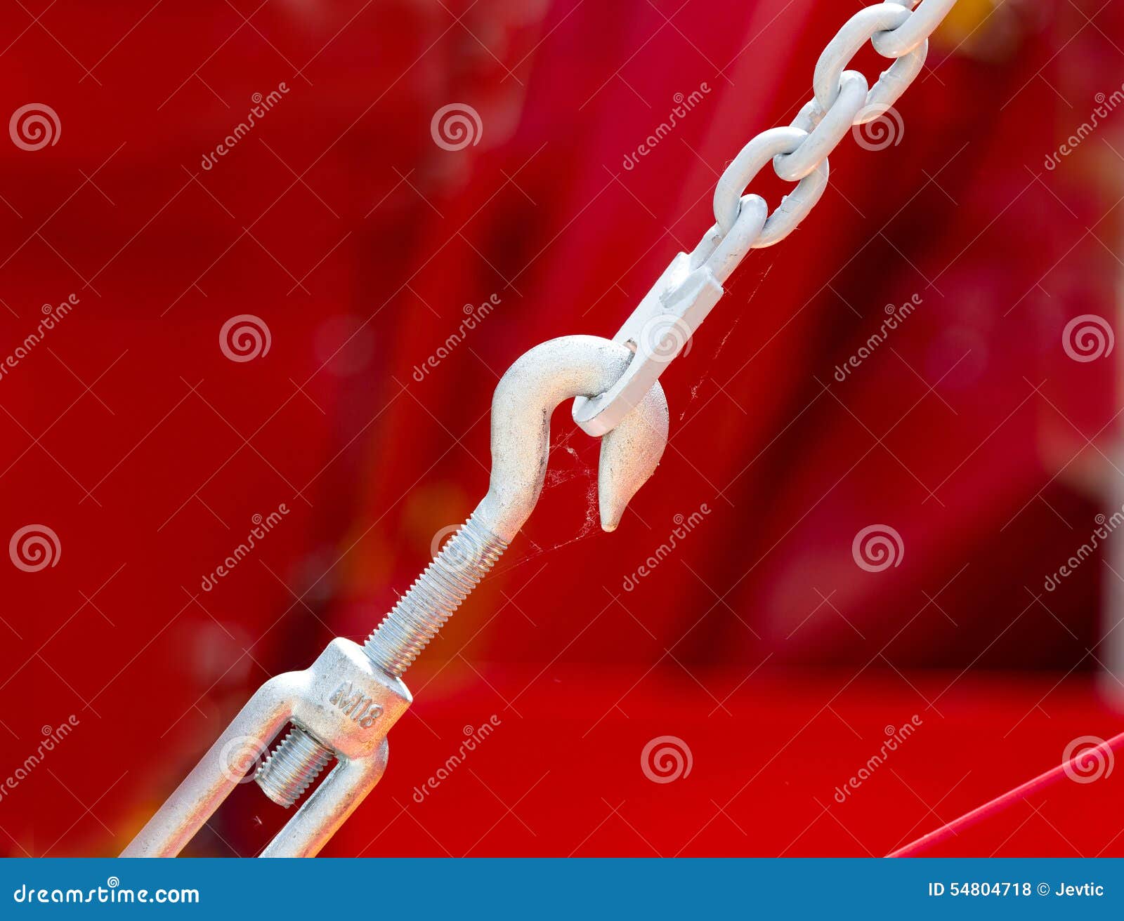 Hook and chain stock photo. Image of machine, agriculture - 54804718