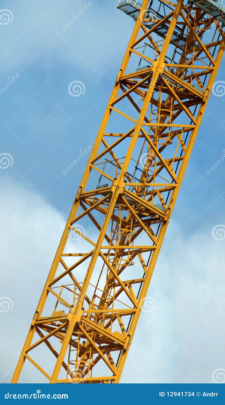 Hook crane tower platform stock photo. Image of hook - 12941734