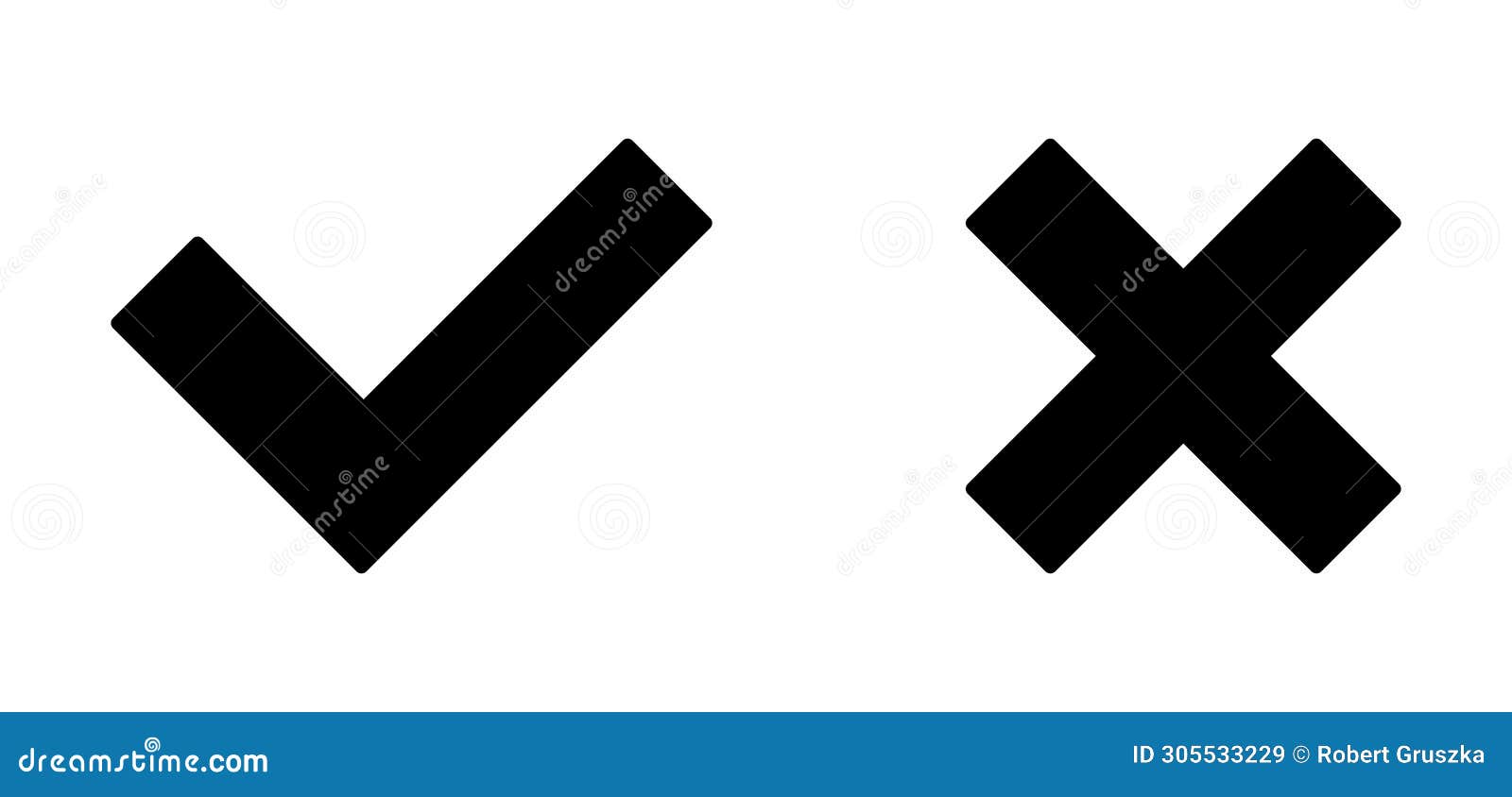Hook and cross icon stock vector. Illustration of sign - 305533229