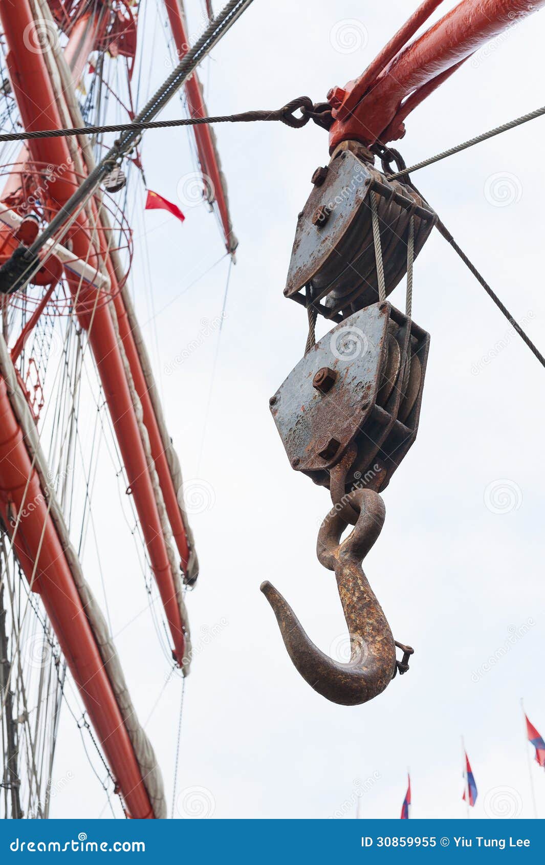 Hook stock image. Image of nautical, lift, journey, deck - 30859955