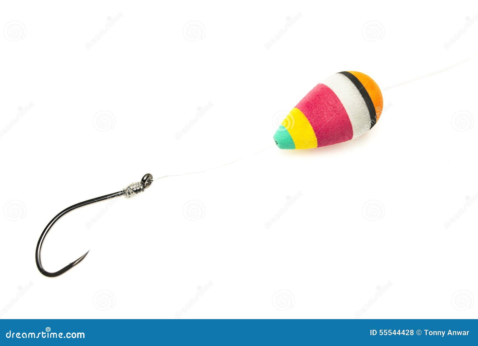 Hook and Float stock photo. Image of line, background - 55544428