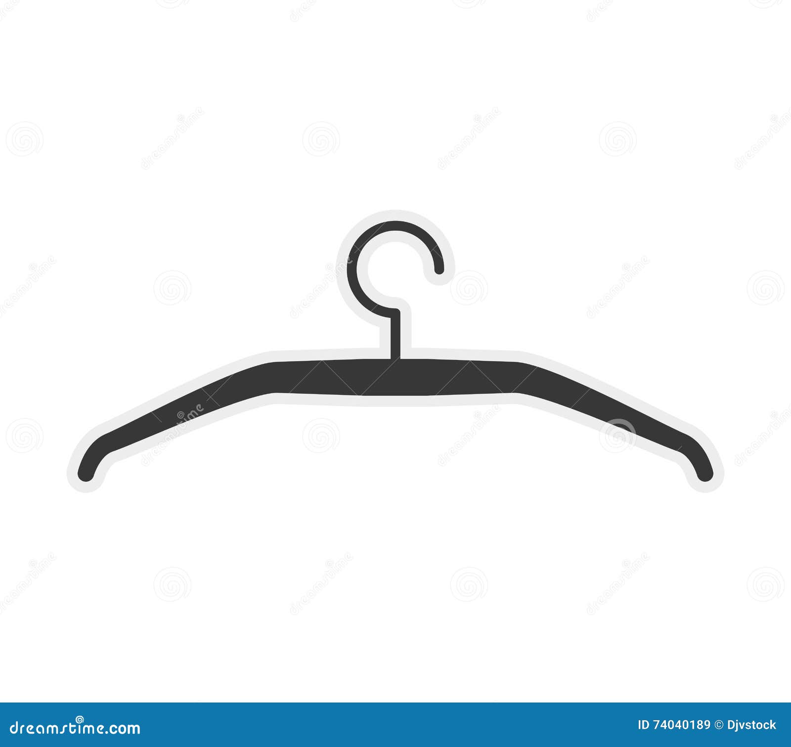 Hook Icon. Hanger Object Design. Vector Graphic Stock Illustration ...