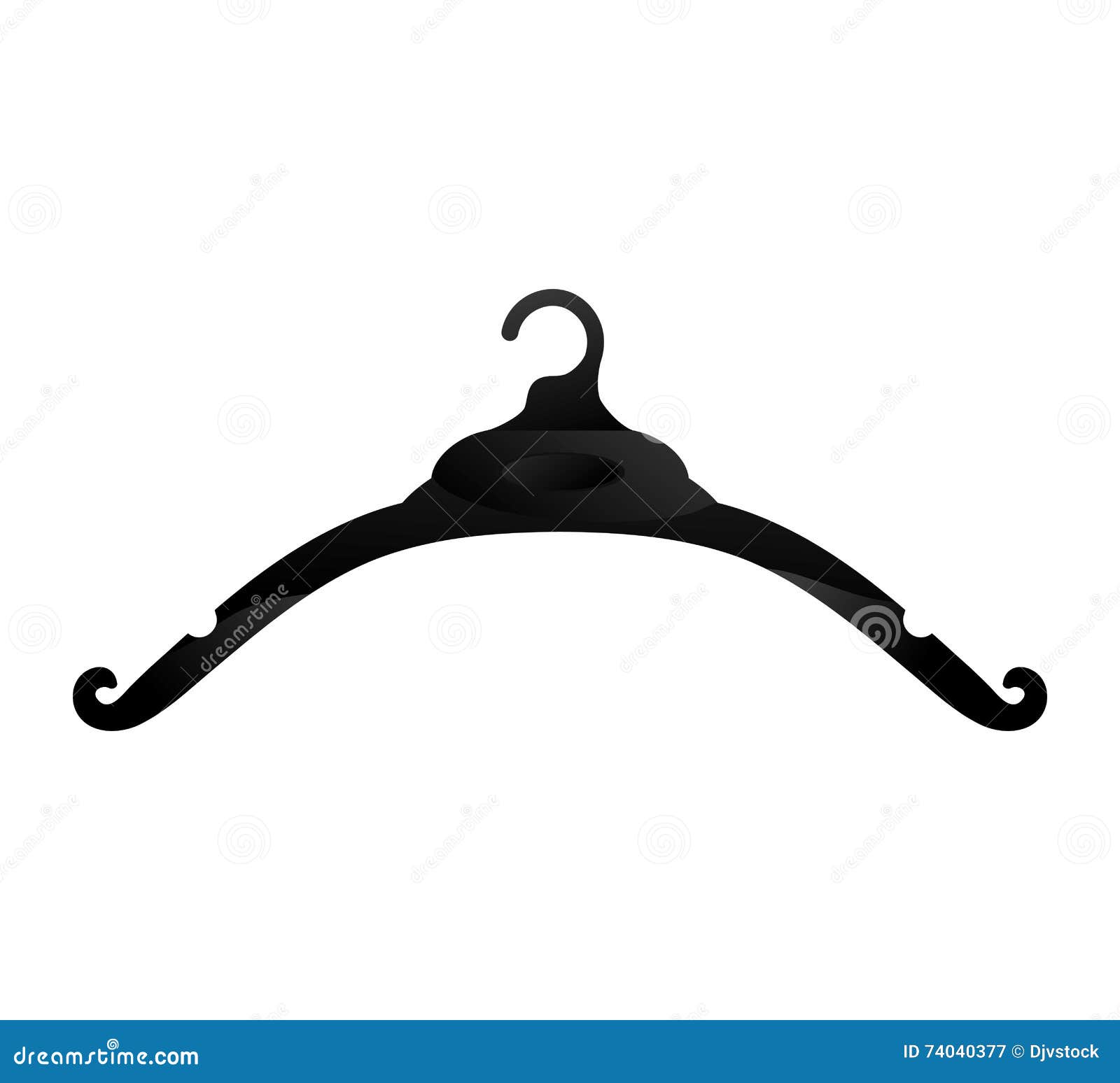 Hook Icon. Hanger Object Design. Vector Graphic Stock Illustration ...