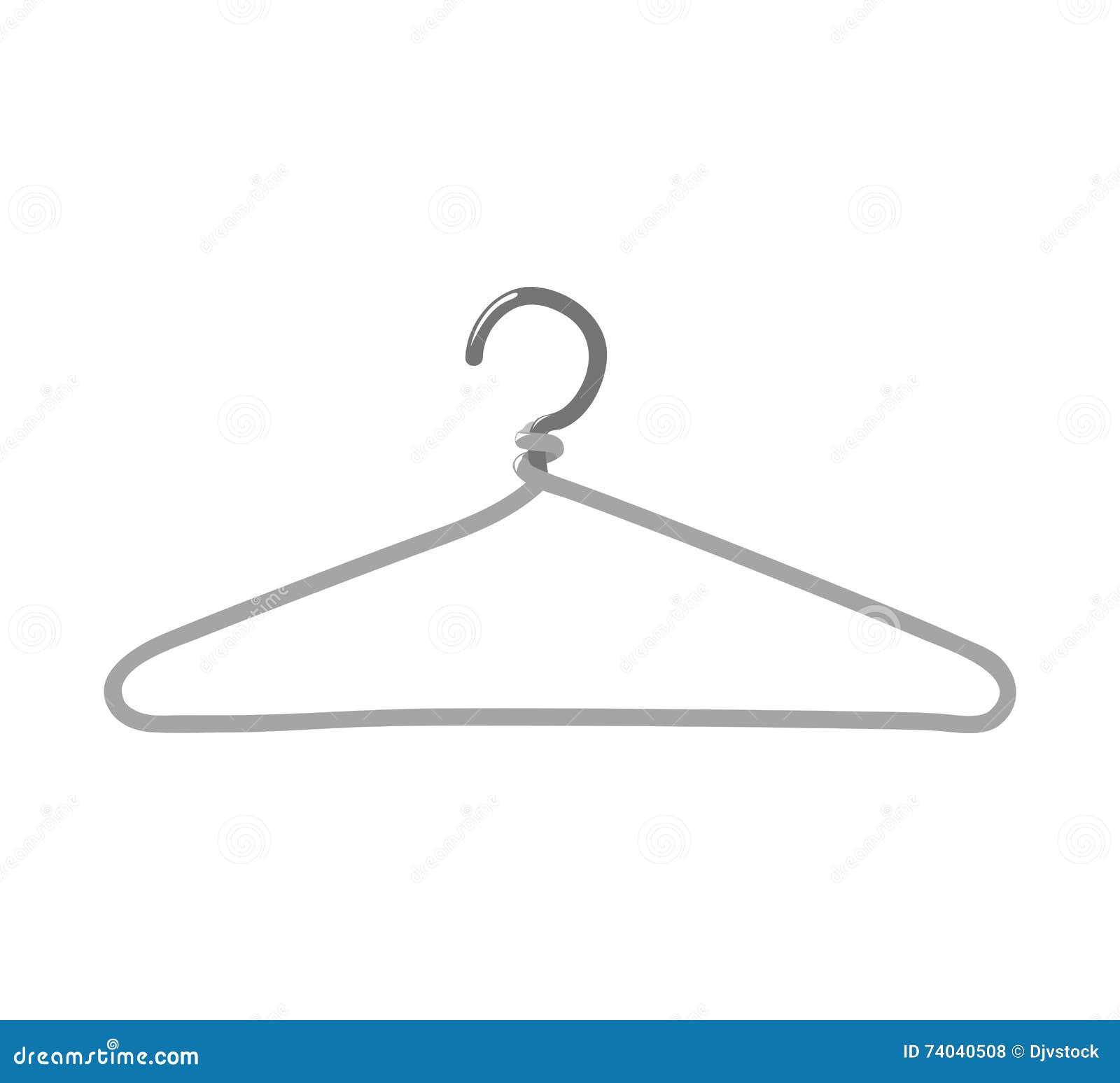 Hook Icon. Hanger Object Design. Vector Graphic Stock Illustration ...