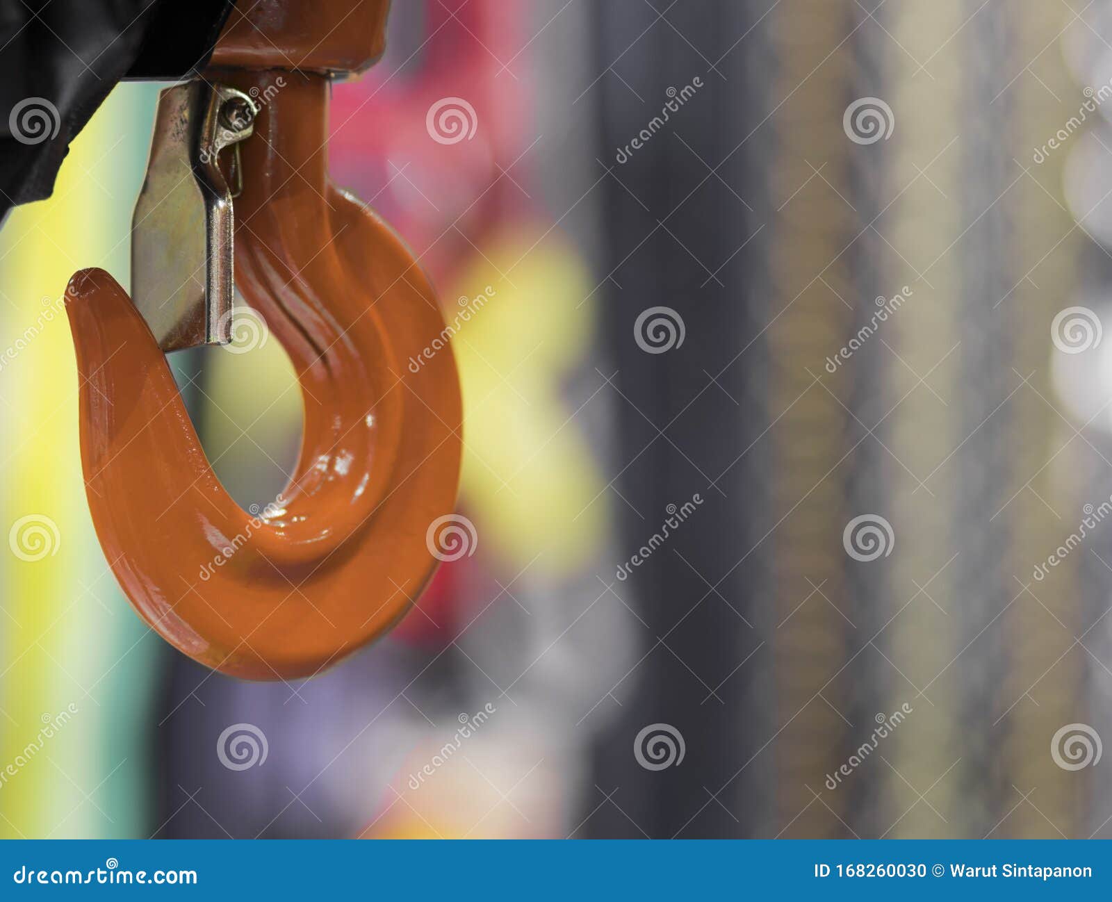 Hook for industrial crane stock photo. Image of industry - 168260030