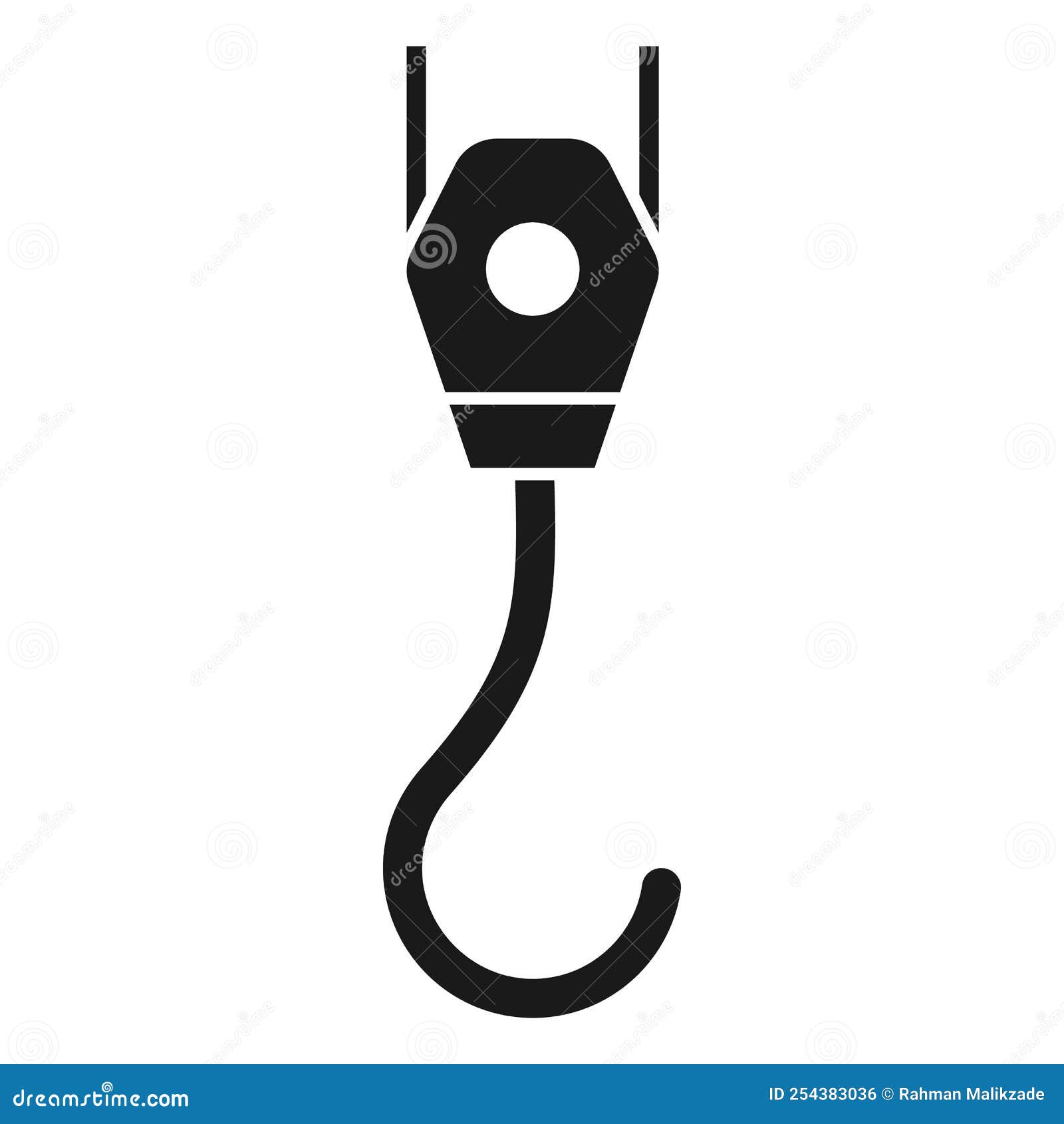 Hook or Industrial Hook Icon. Crane Hook Line Vector Illustration Stock ... Hook or Industrial Hook Icon. Crane Hook Line Vector Illustration Stock ...