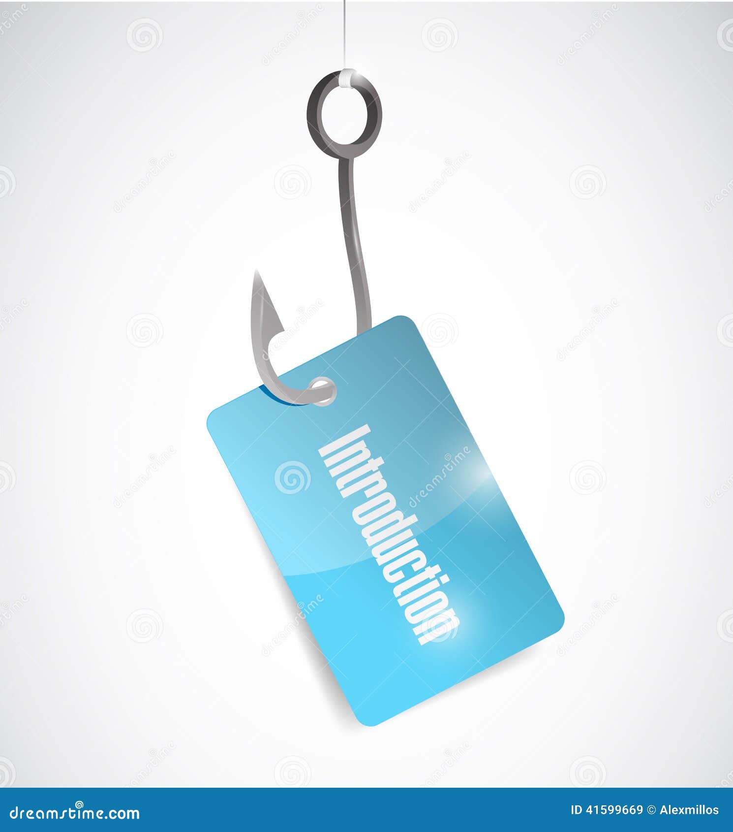 Hook Introduction Tag Illustration Design Stock Illustration ...