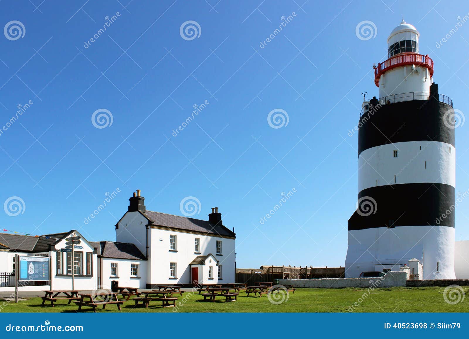 Hook Lighthouse, County Wexford, Ireland Stock Photo - Image of ...