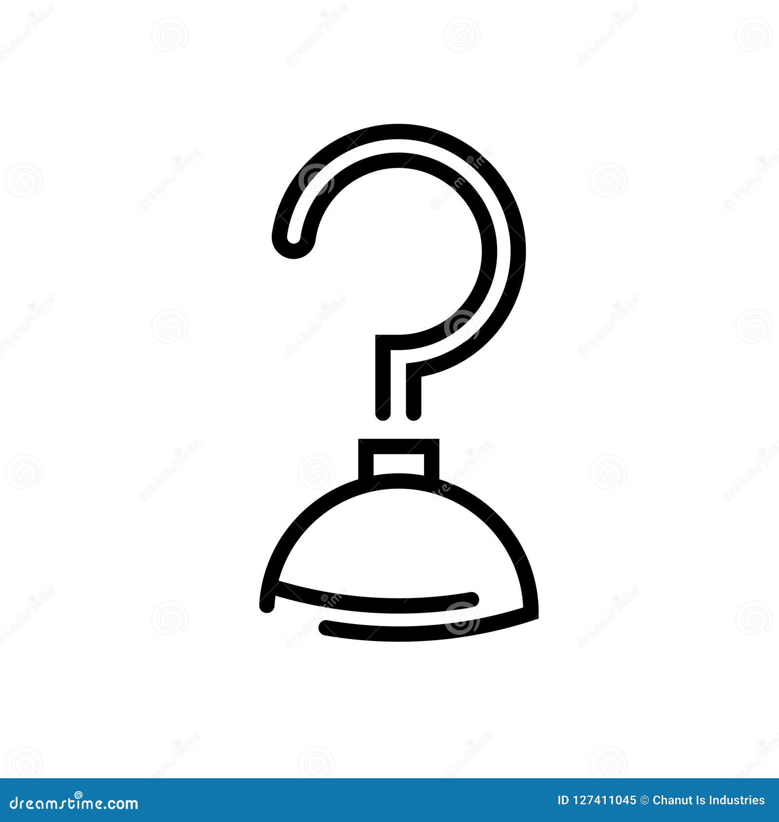 Hook Line illustration stock vector. Illustration of costume - 127411045