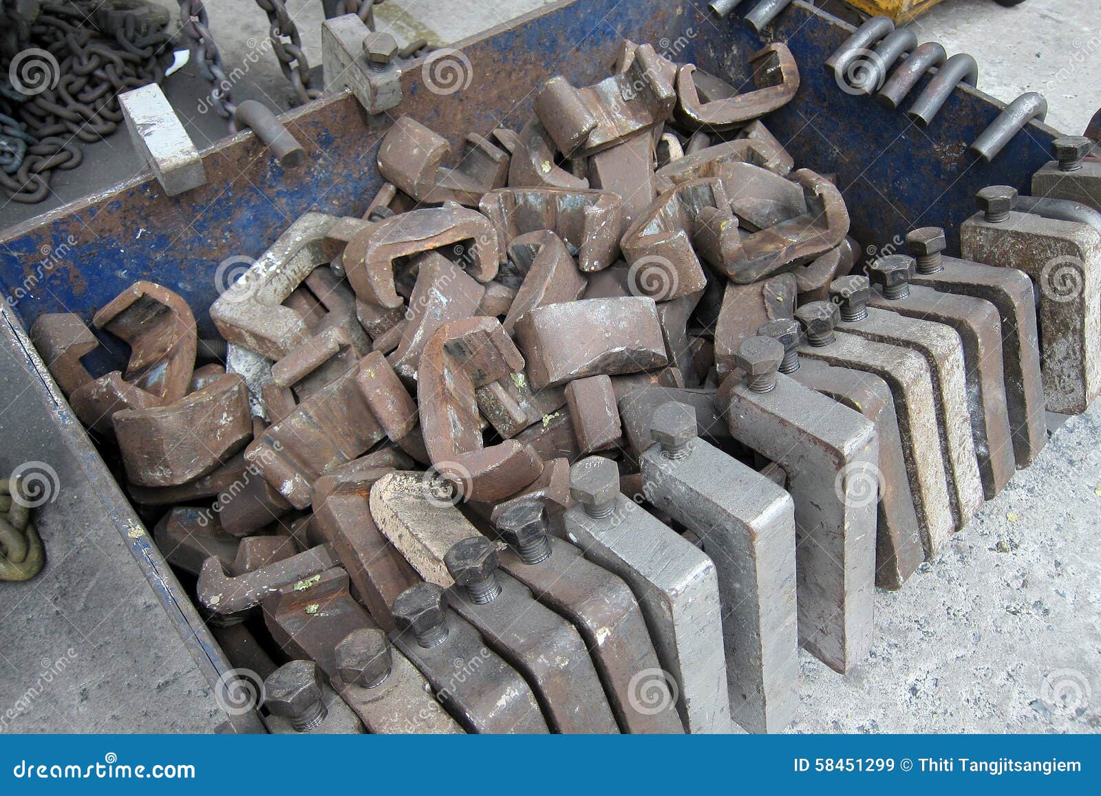 Hook lock stock image. Image of filing, construction - 58451299